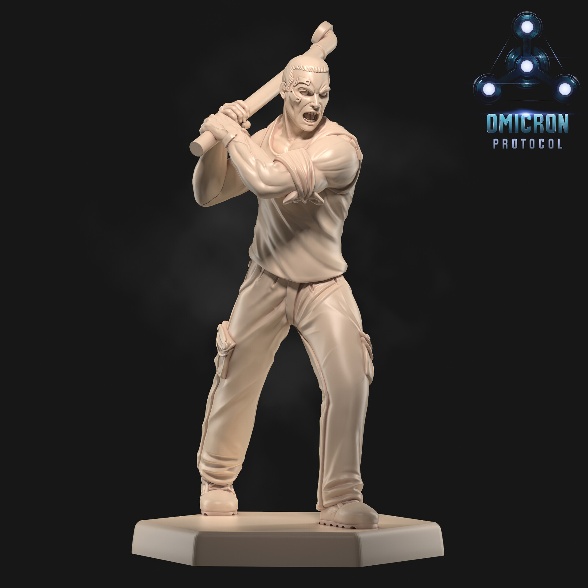 ArtStation - Thug - Miniature - Omicron Protocol