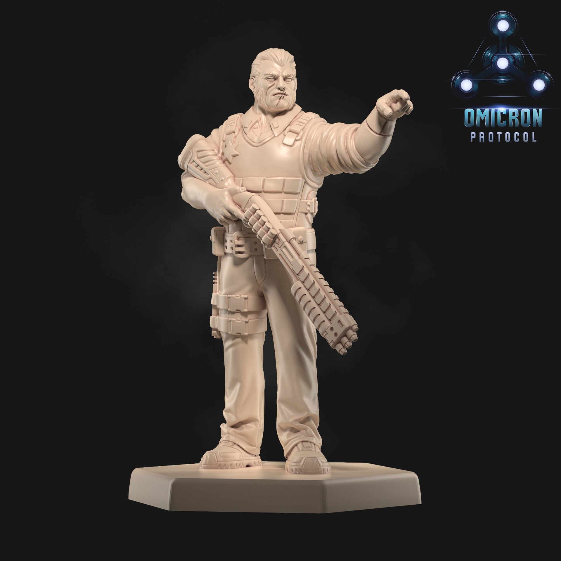 ArtStation - Buck - Omicron Protocol - Miniature 32mm