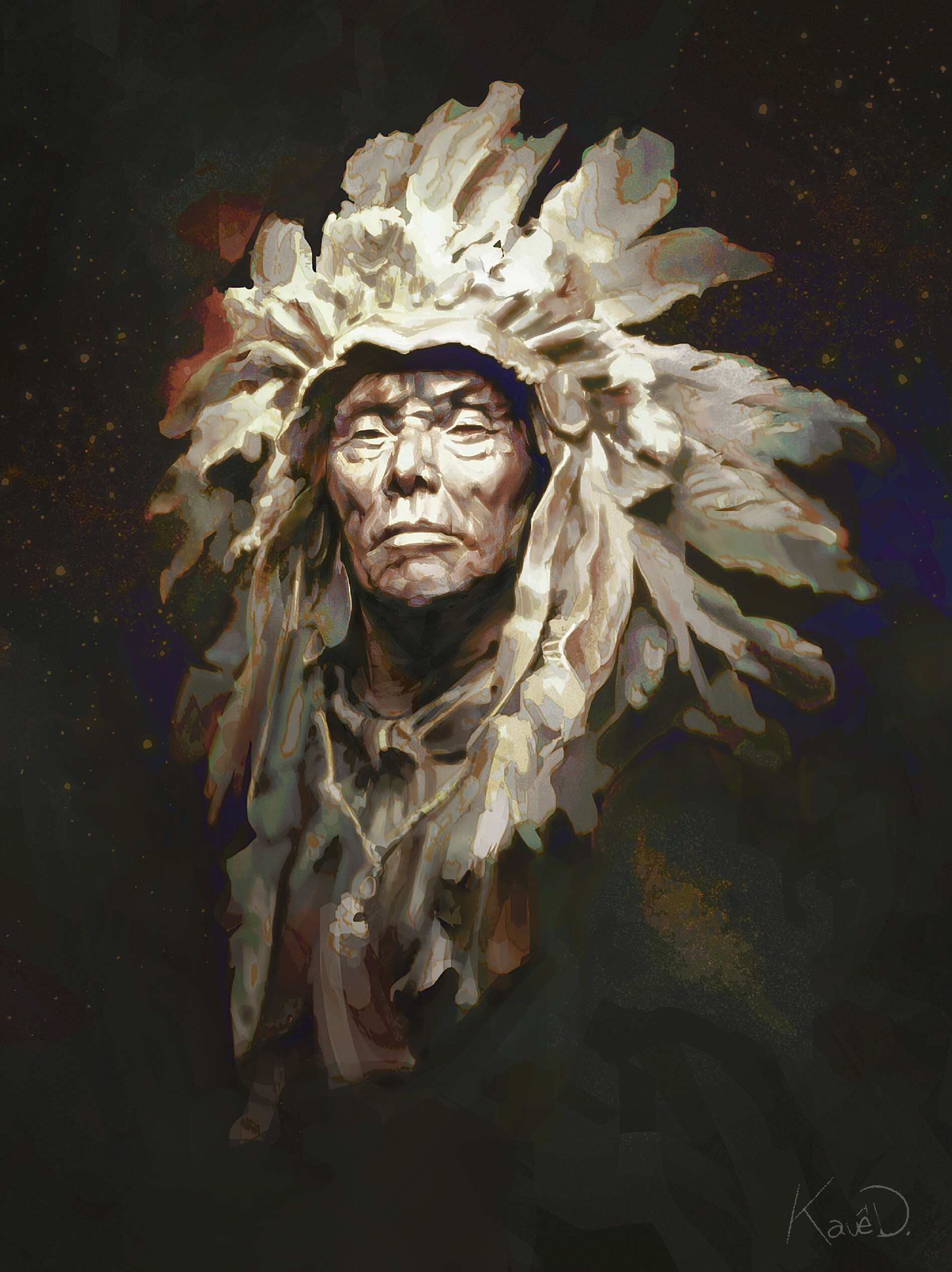 ArtStation - "Leader of Men" by John Coleman Masterstudy