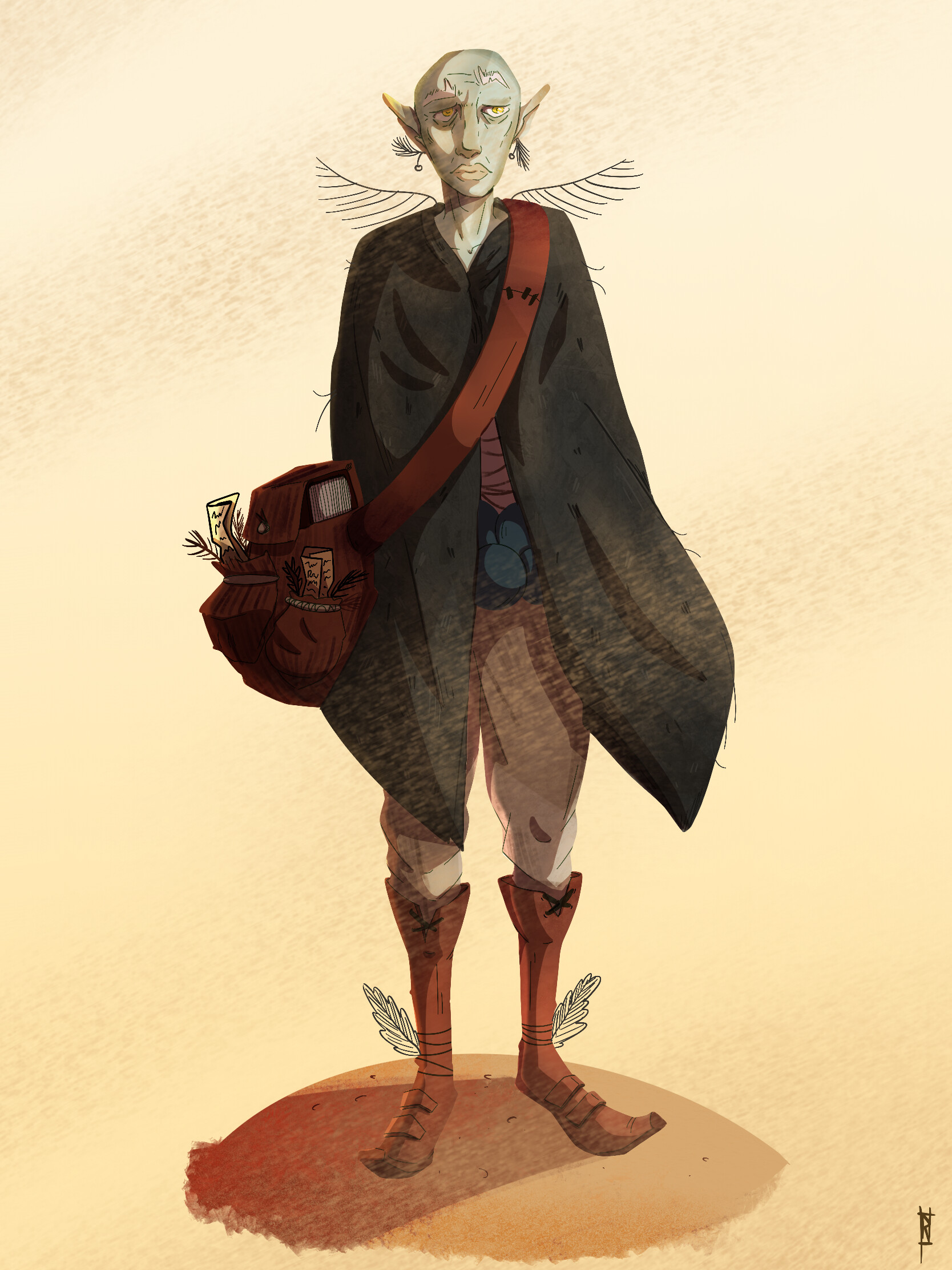 ArtStation - Moth forest mage - Floyh