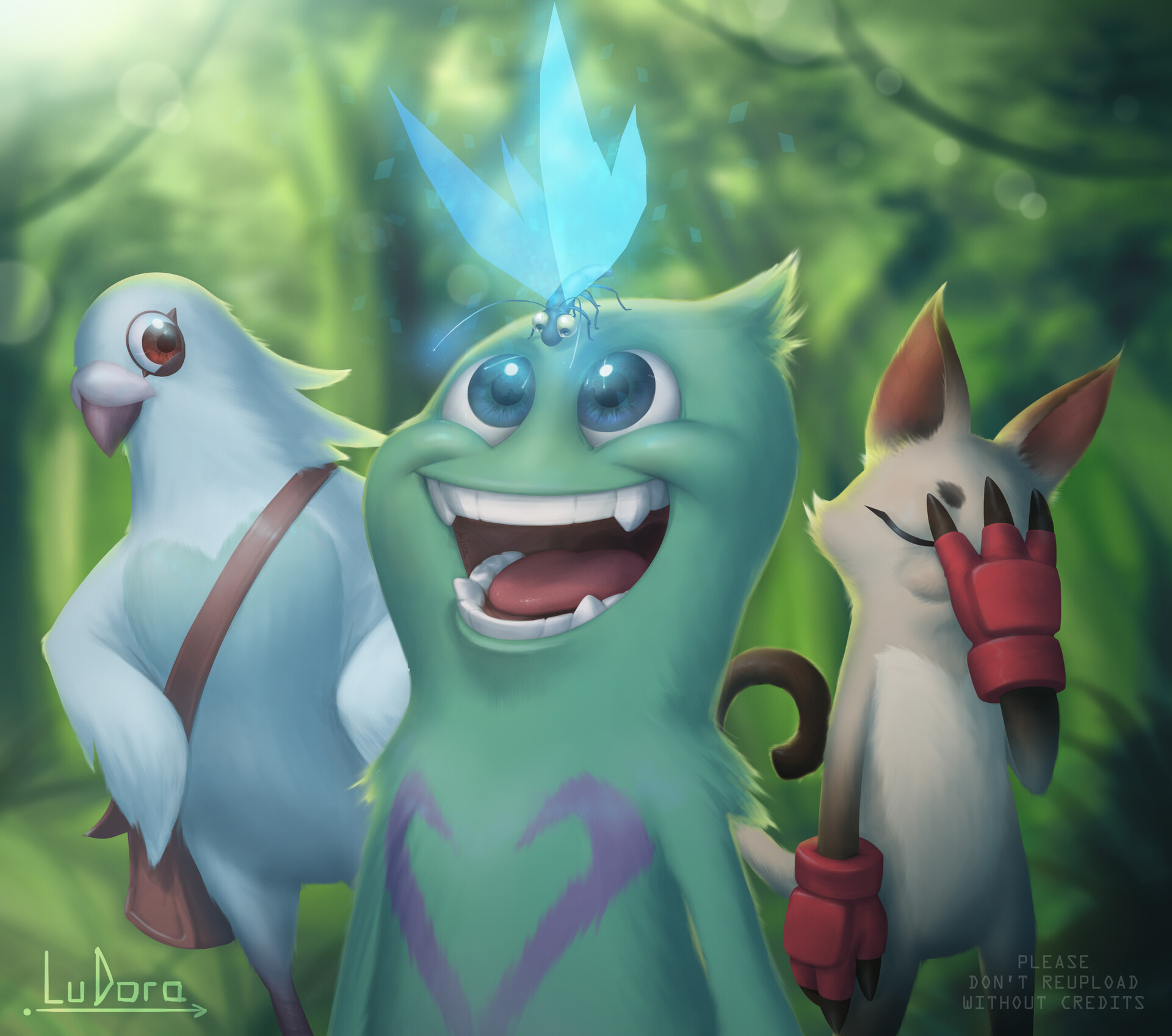 ArtStation - Veek and friends (OC's) - Character design study