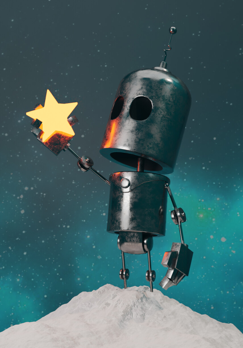 ArtStation - Matt Dixon's "StarCatcher" Robot 3Dv