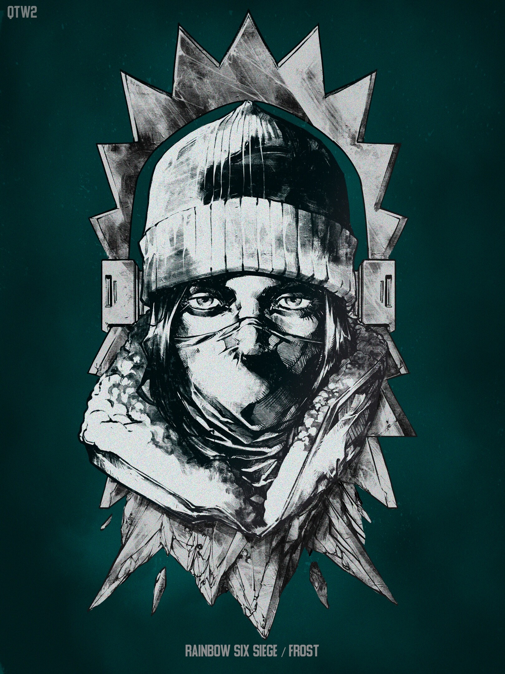 how to draw rainbow six siege operators