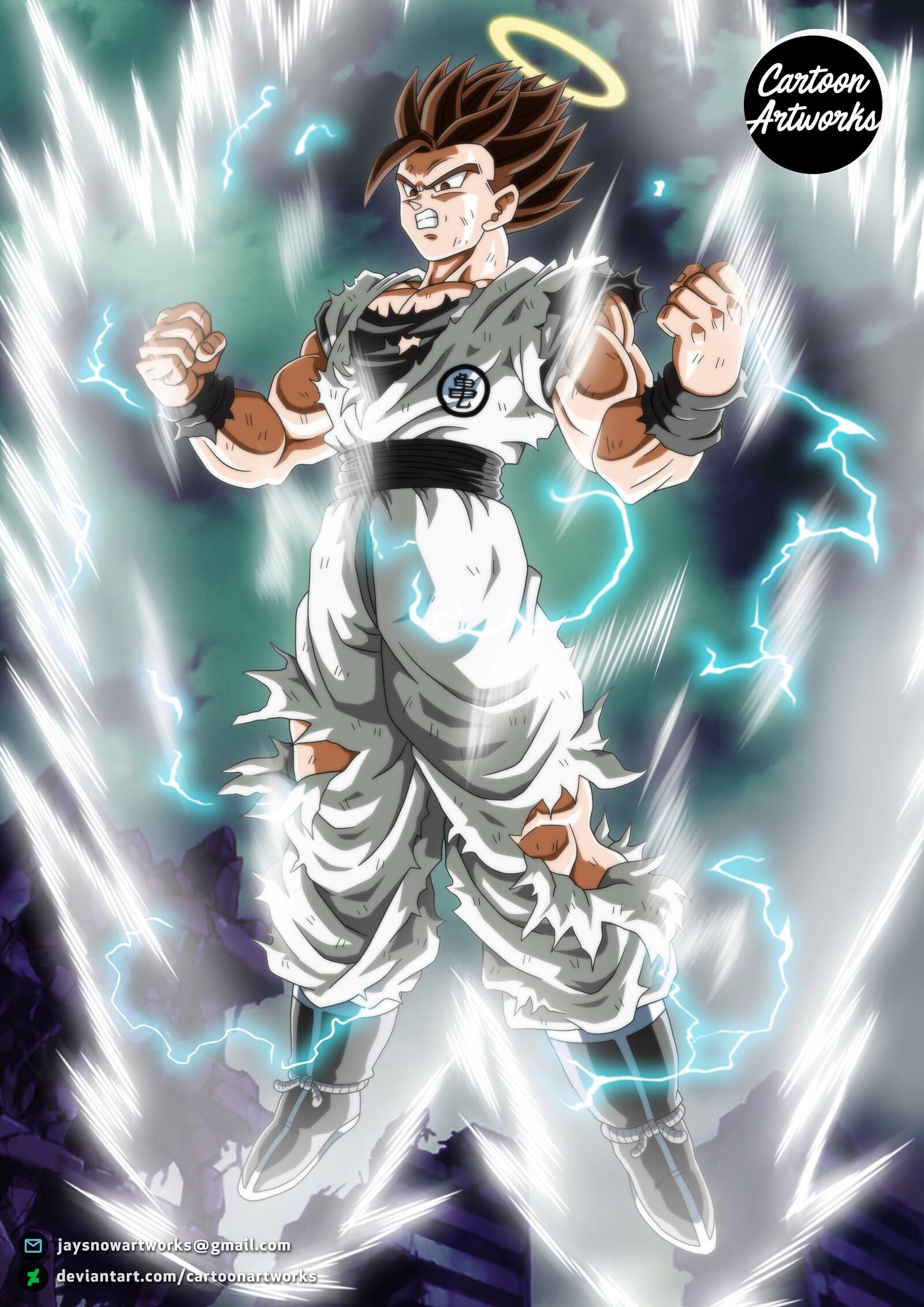 ArtStation - OC Warrior Mystic Aura = COMMISSION