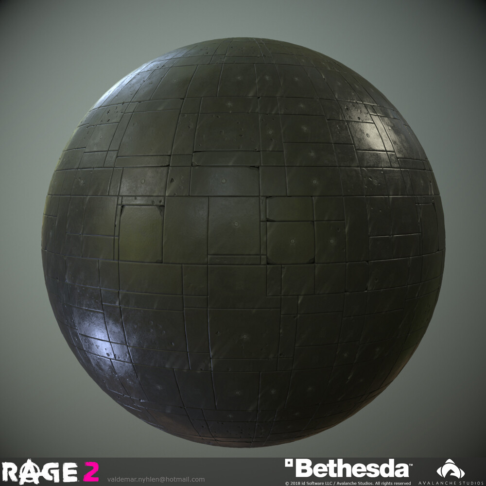 Valdemar Nyhlén - Rage 2 Environment Textures