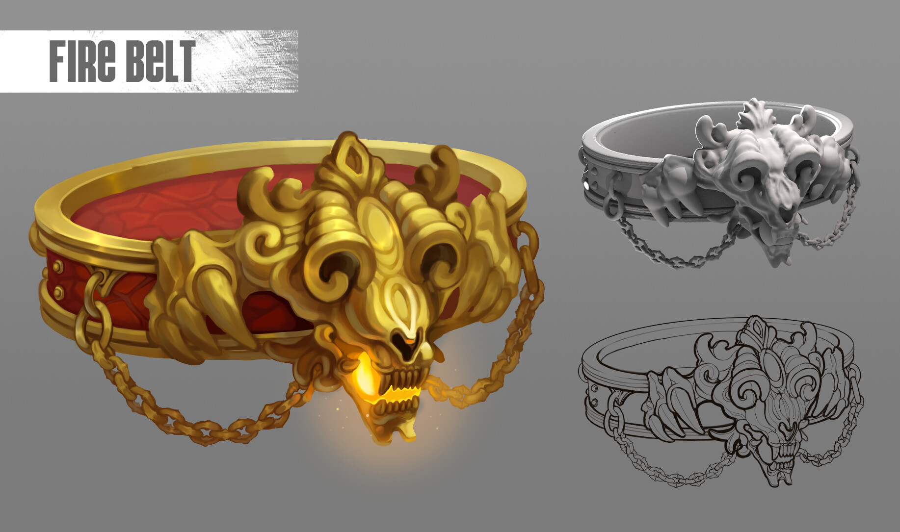ArtStation - Fire Belt