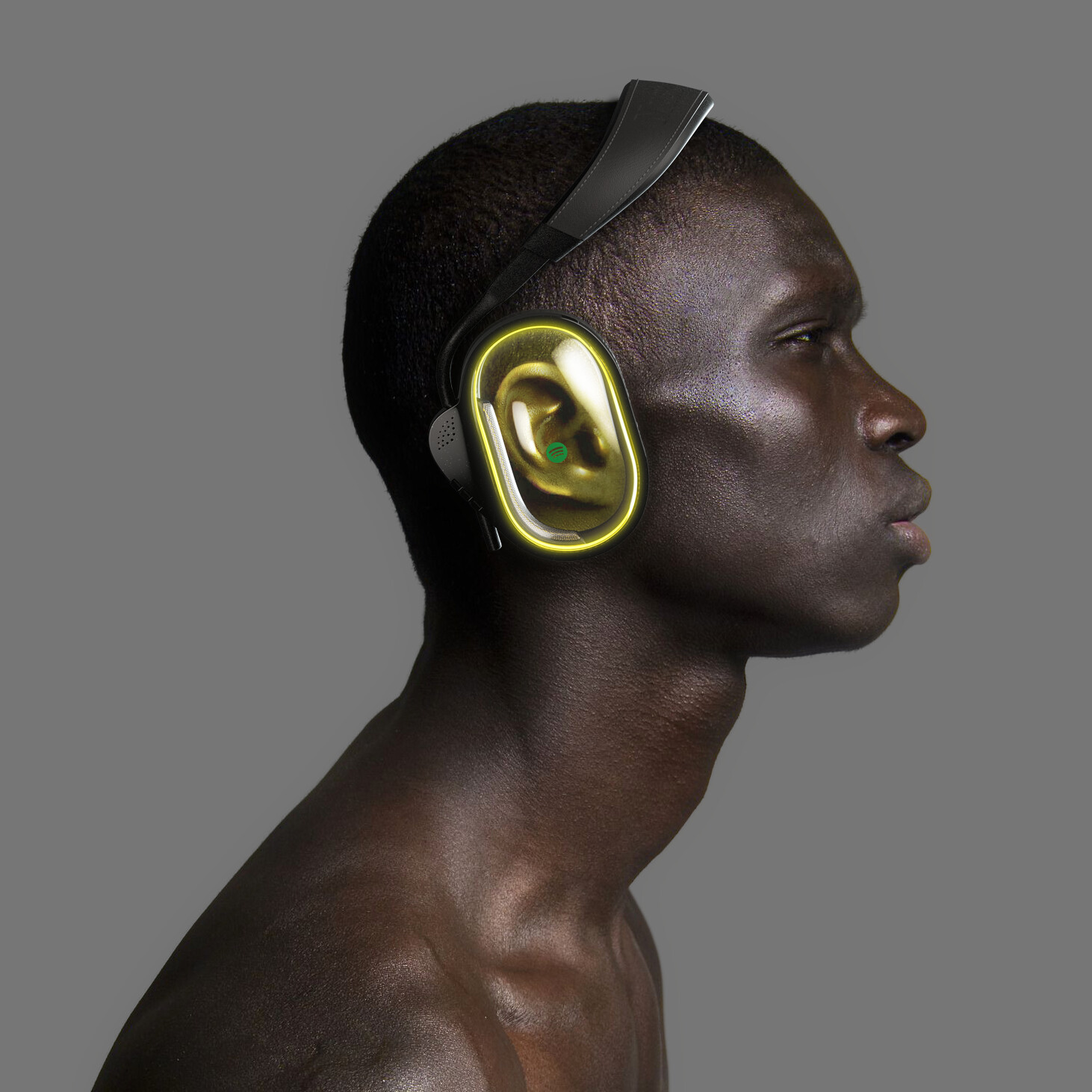 ArtStation - Spotify Transparent LED Headphones