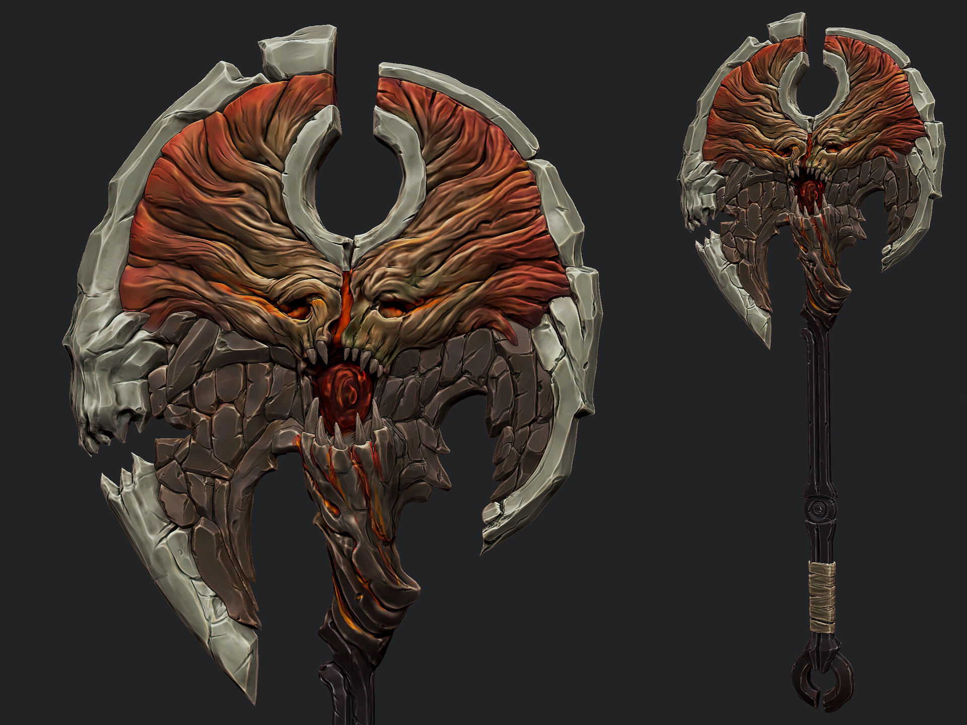 ArtStation - Demon Monster Weapon