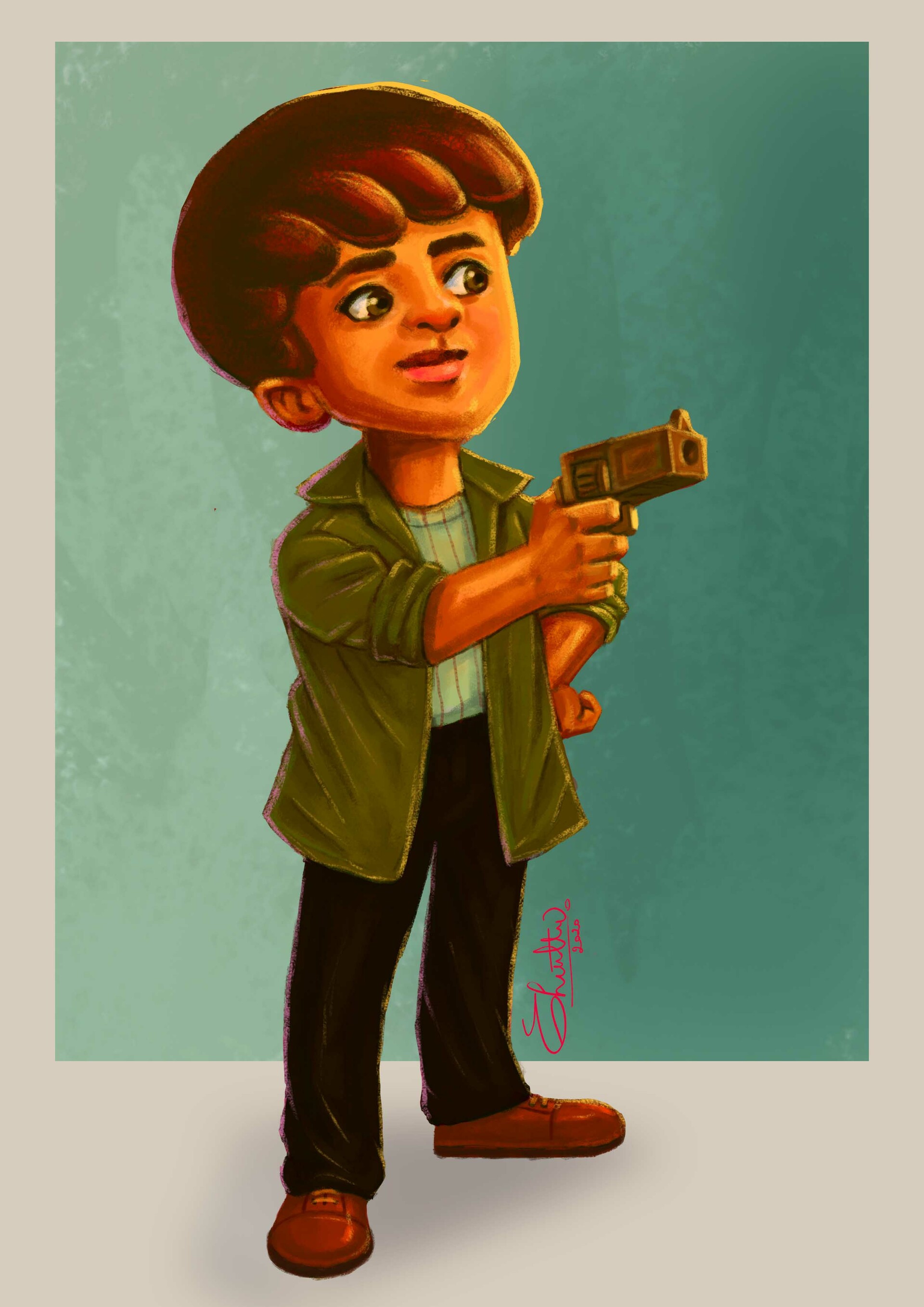 ArtStation - gun shooter