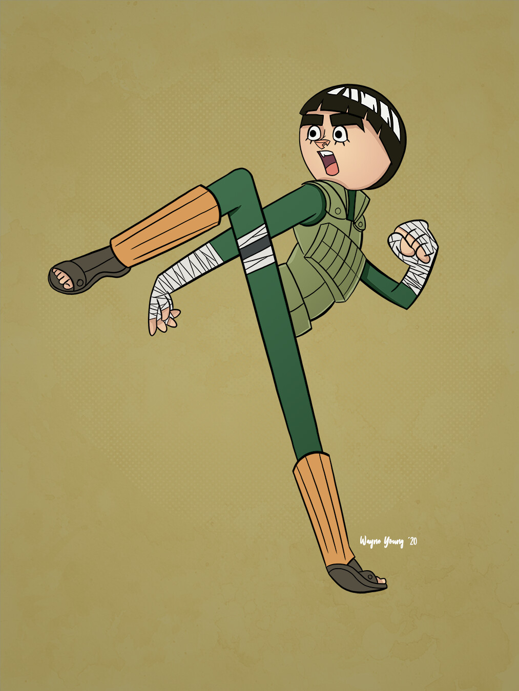Rock Lee Render