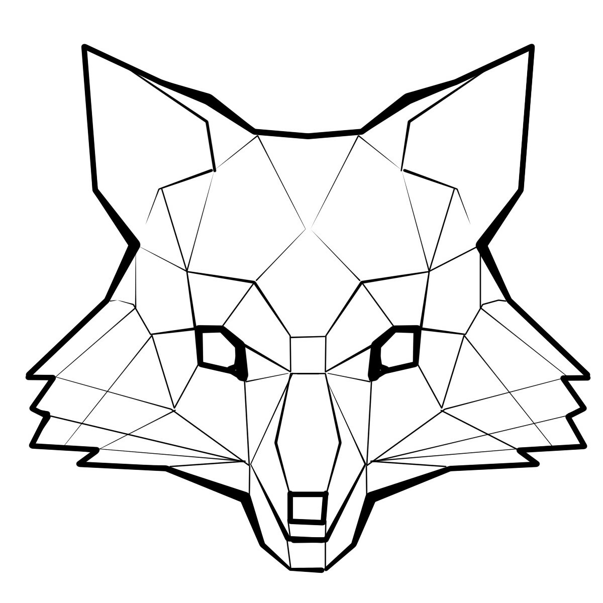 ArtStation - Geometric Fox
