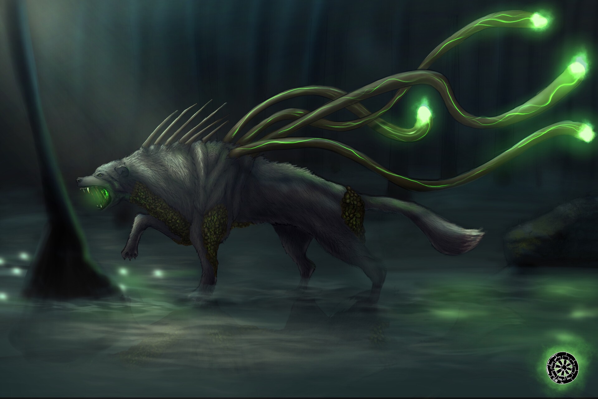 ArtStation - Swamp Wolf