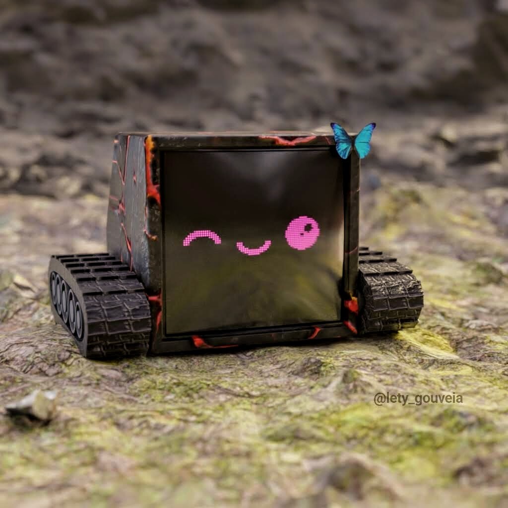 ArtStation - Cute Lava Robot 3D