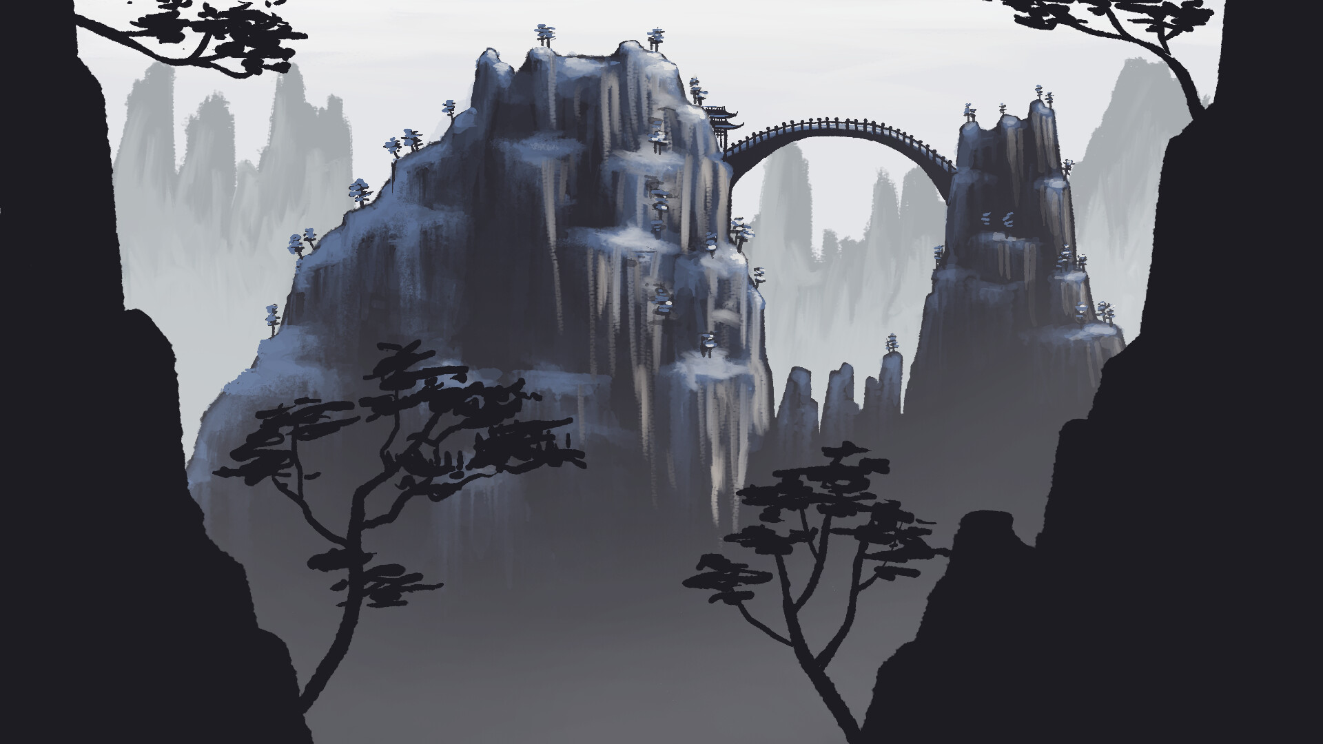 ArtStation - Daily Painting #24 - Bridge