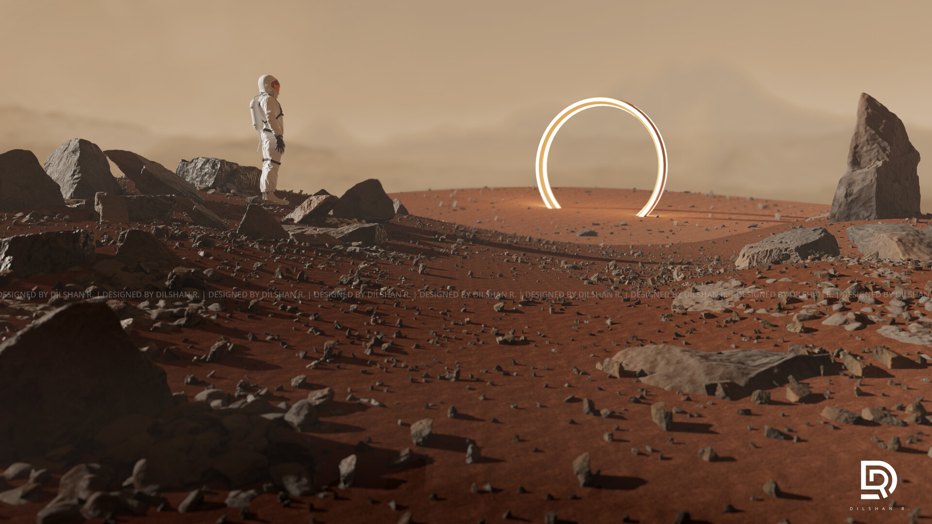 ArtStation - Man On Mars