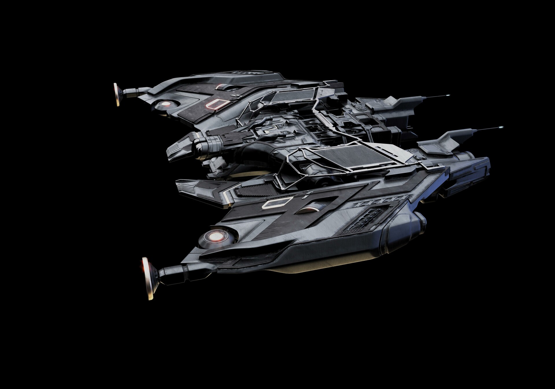 Lee Juin Lin - Mid-size cargo spaceship concept design