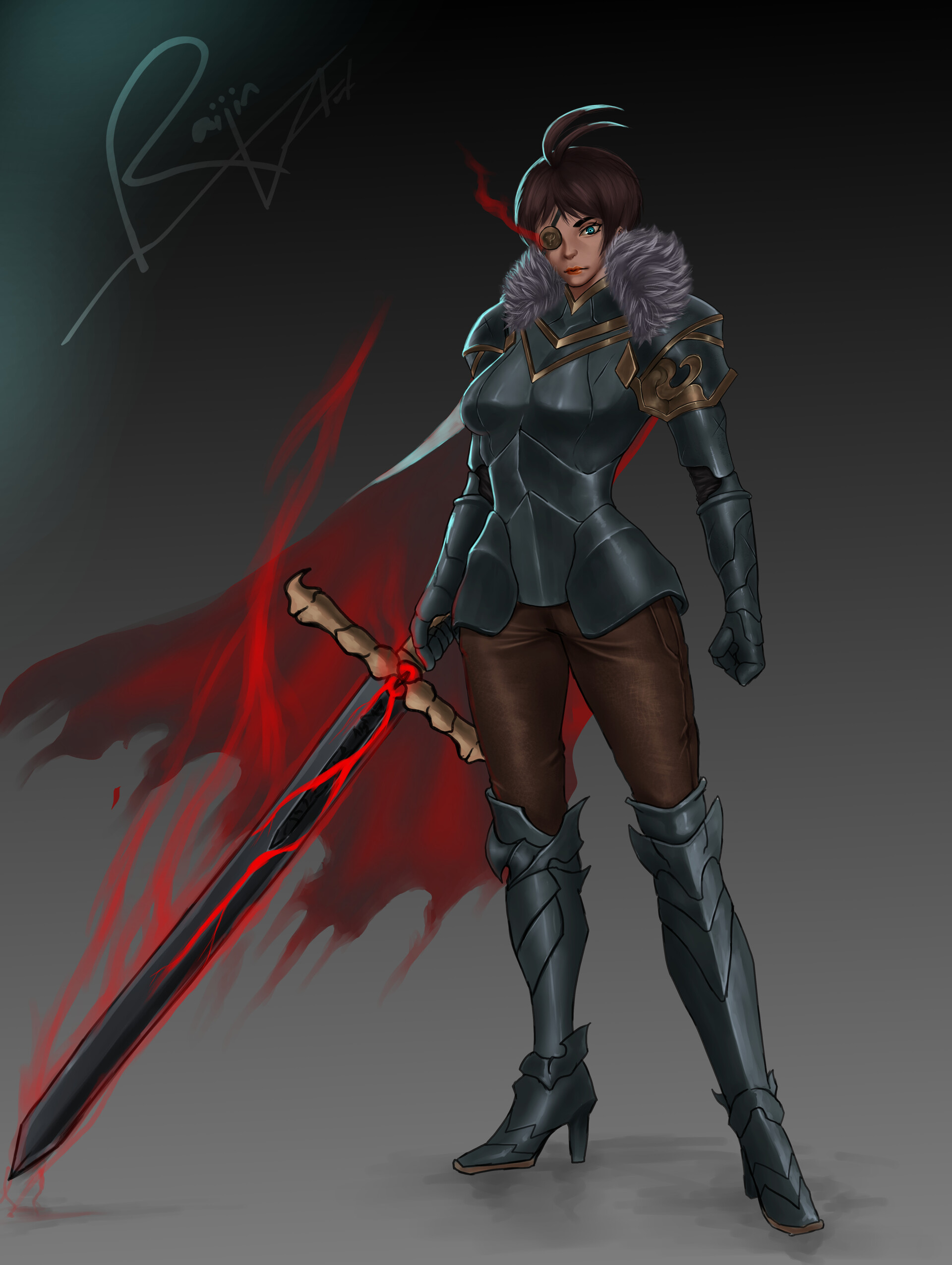 ArtStation - Study - Curse Blade