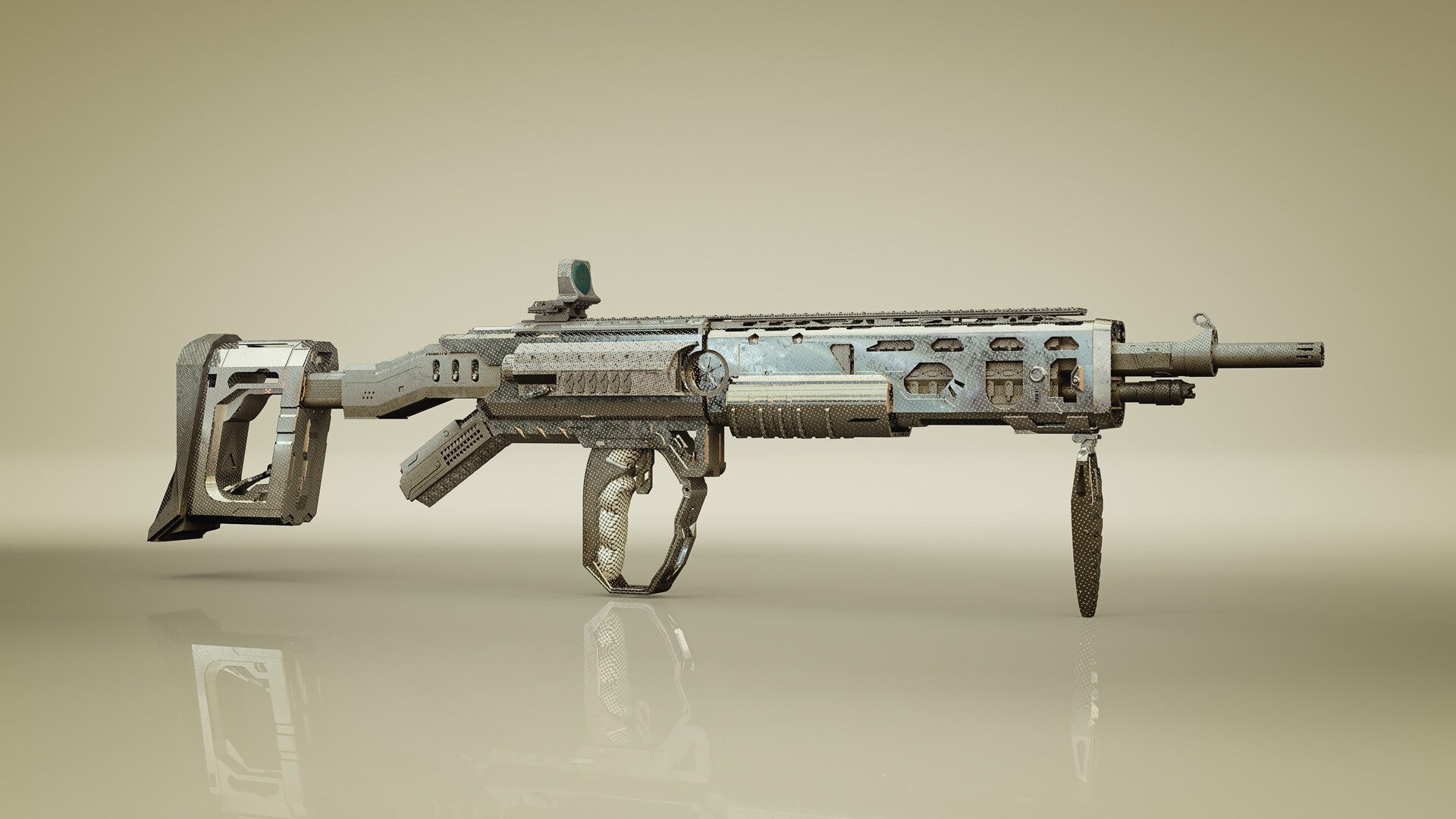 ArtStation - submachine gun
