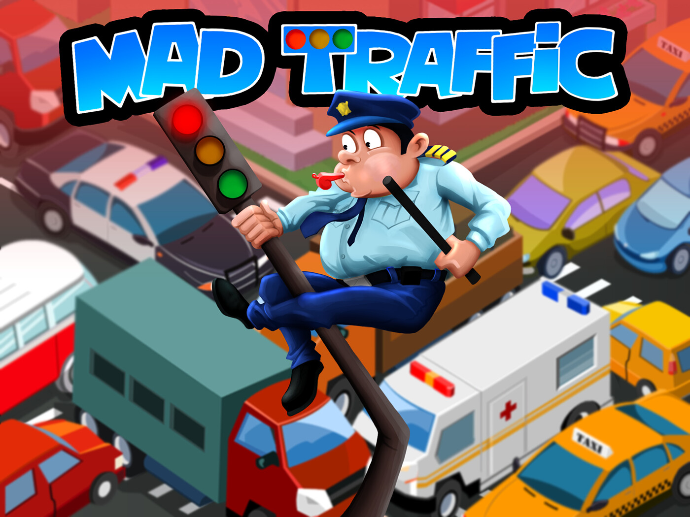 ArtStation - Mad Traffic- Mobile game