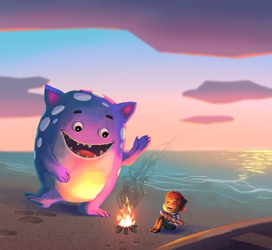 Monster by Yogender Pal : r/SympatheticMonsters