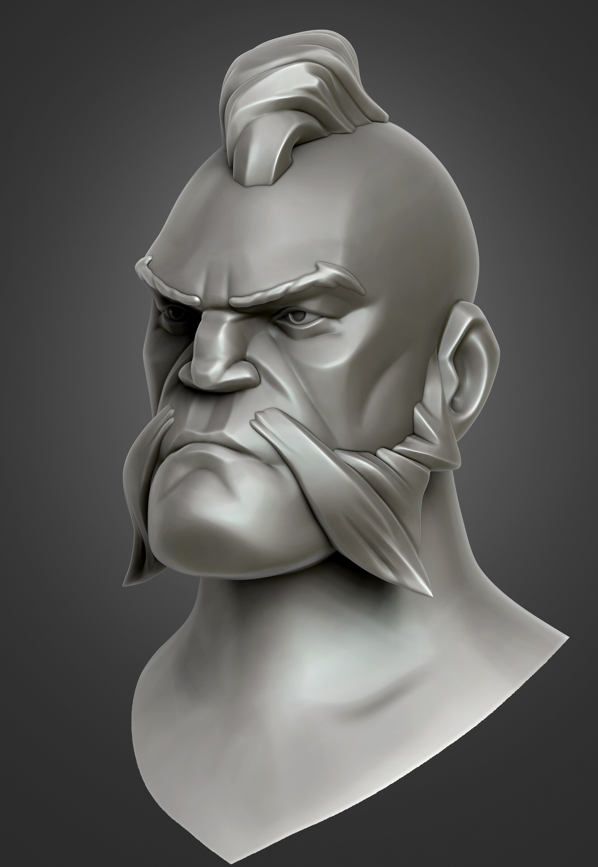 ArtStation - Stylized man portrait