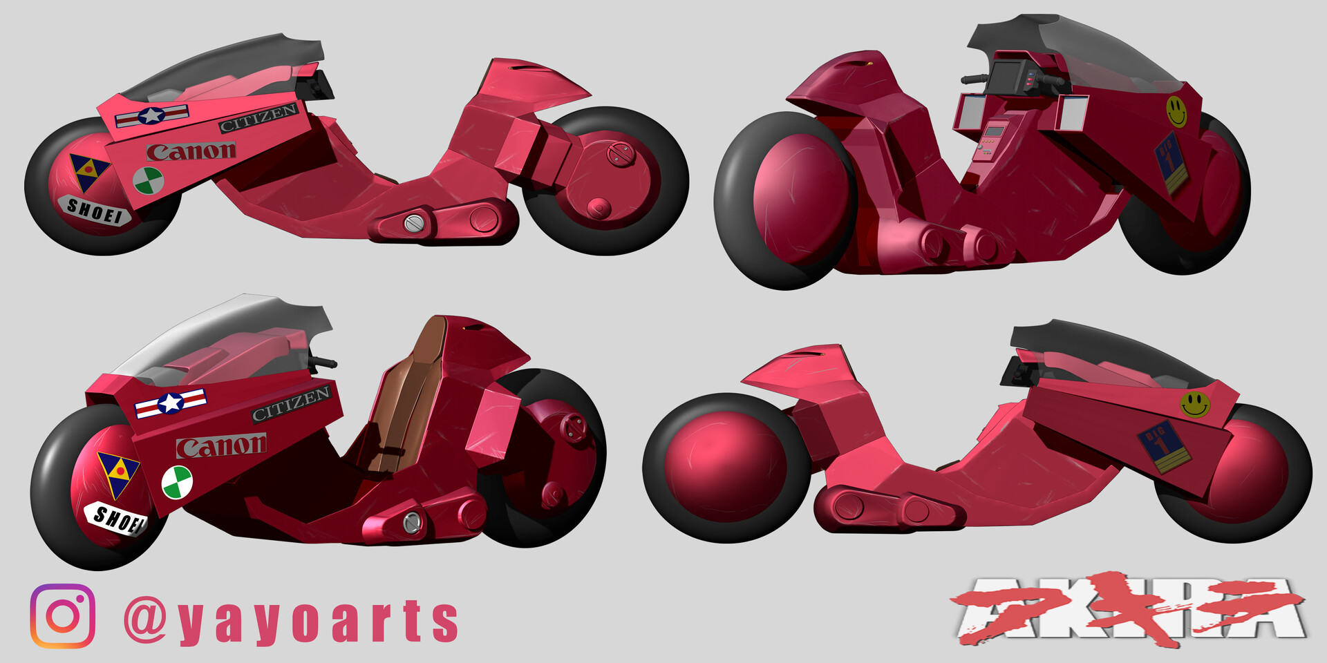 ArtStation - KANEDA BIKE AKIRA