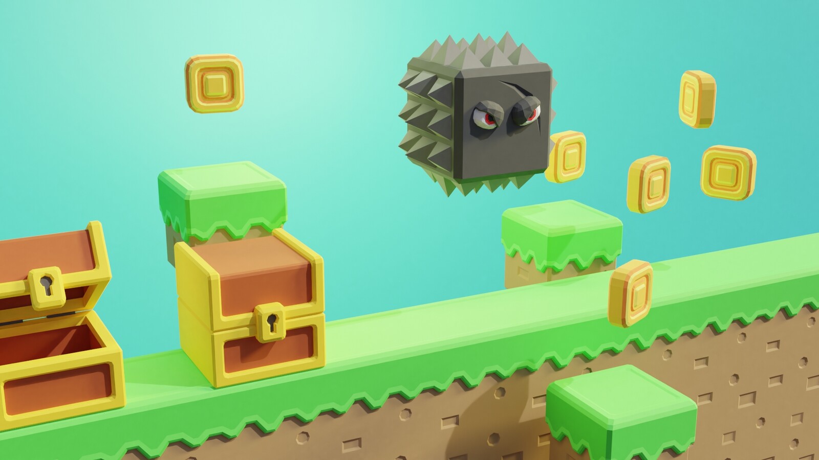 Amin Bayat - Platform Game Assets 3D