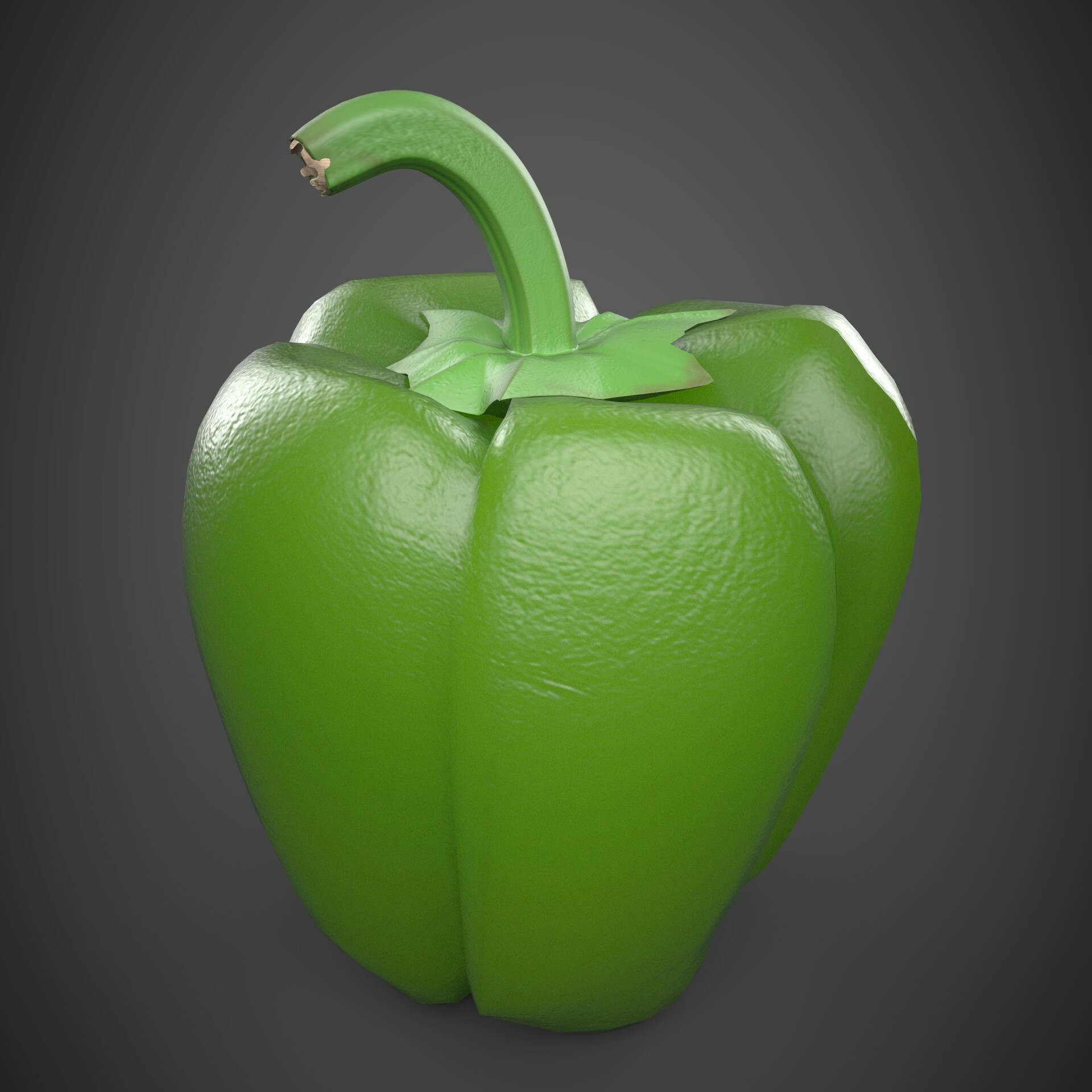 ArtStation - Capsicum modelling