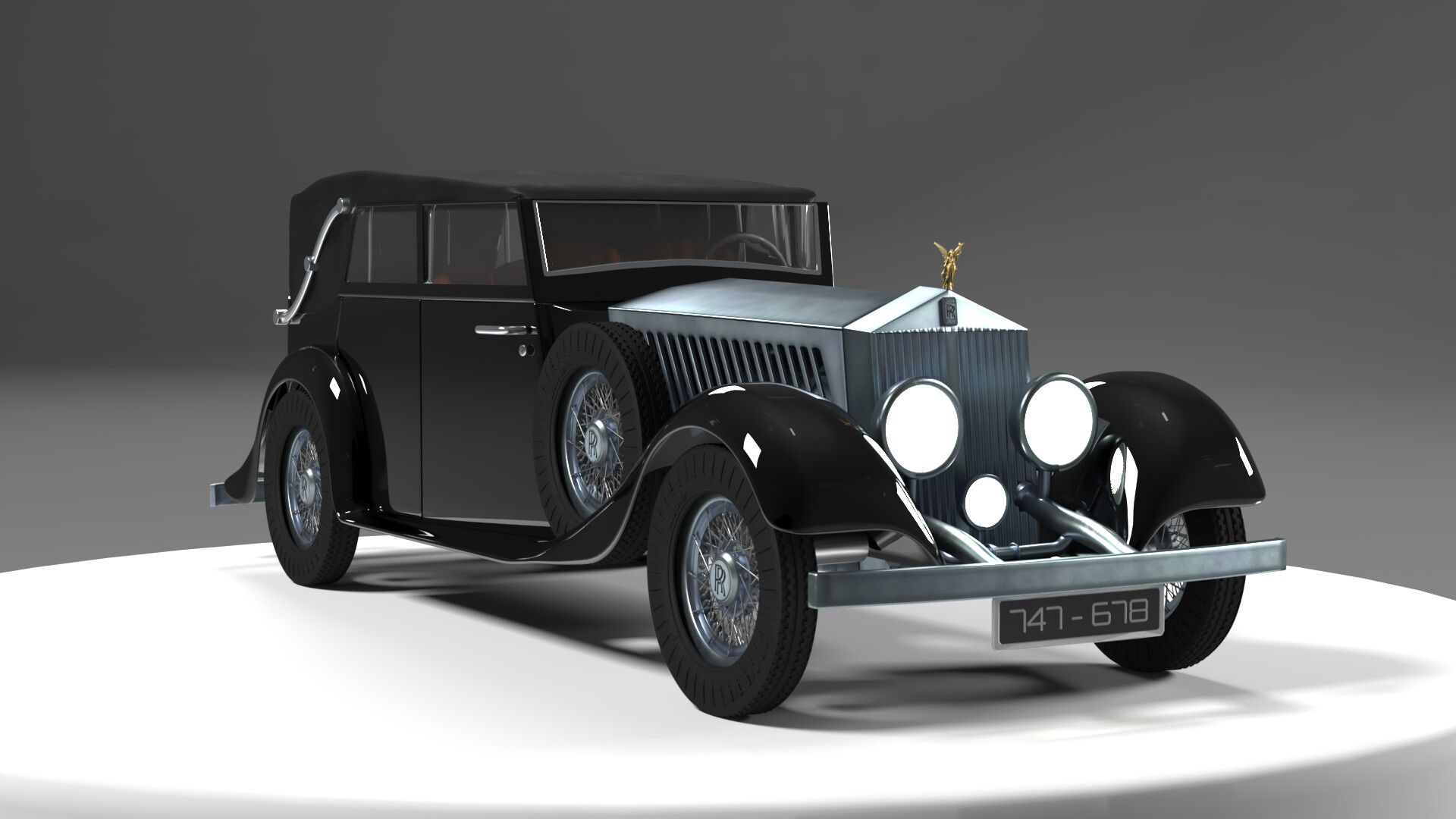 ArtStation - 1934 Rolls-Royce Phantom Model