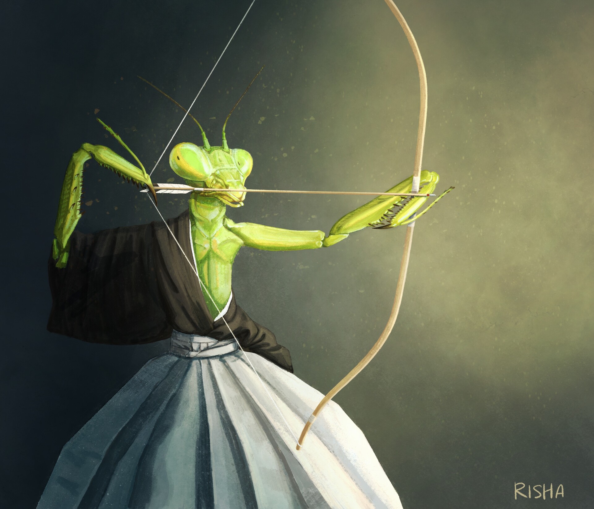 ArtStation - Kyudo shooter