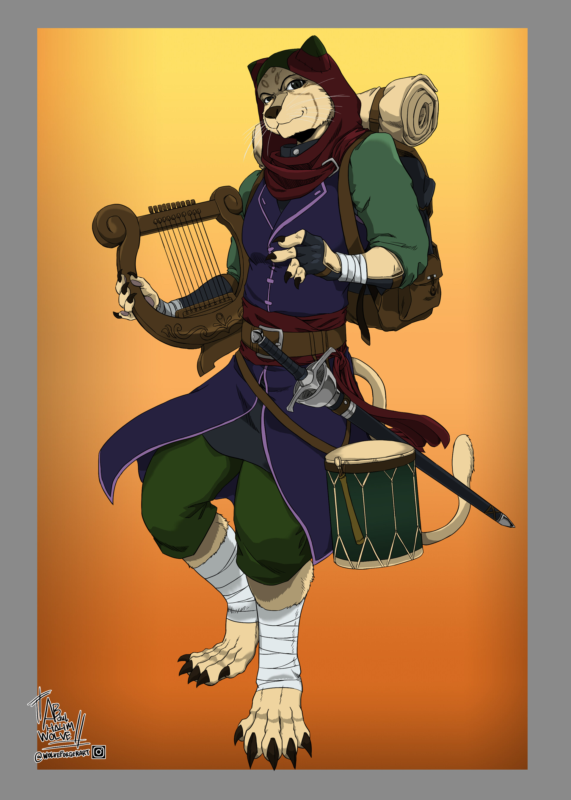 Abdul Halim - colored artworks