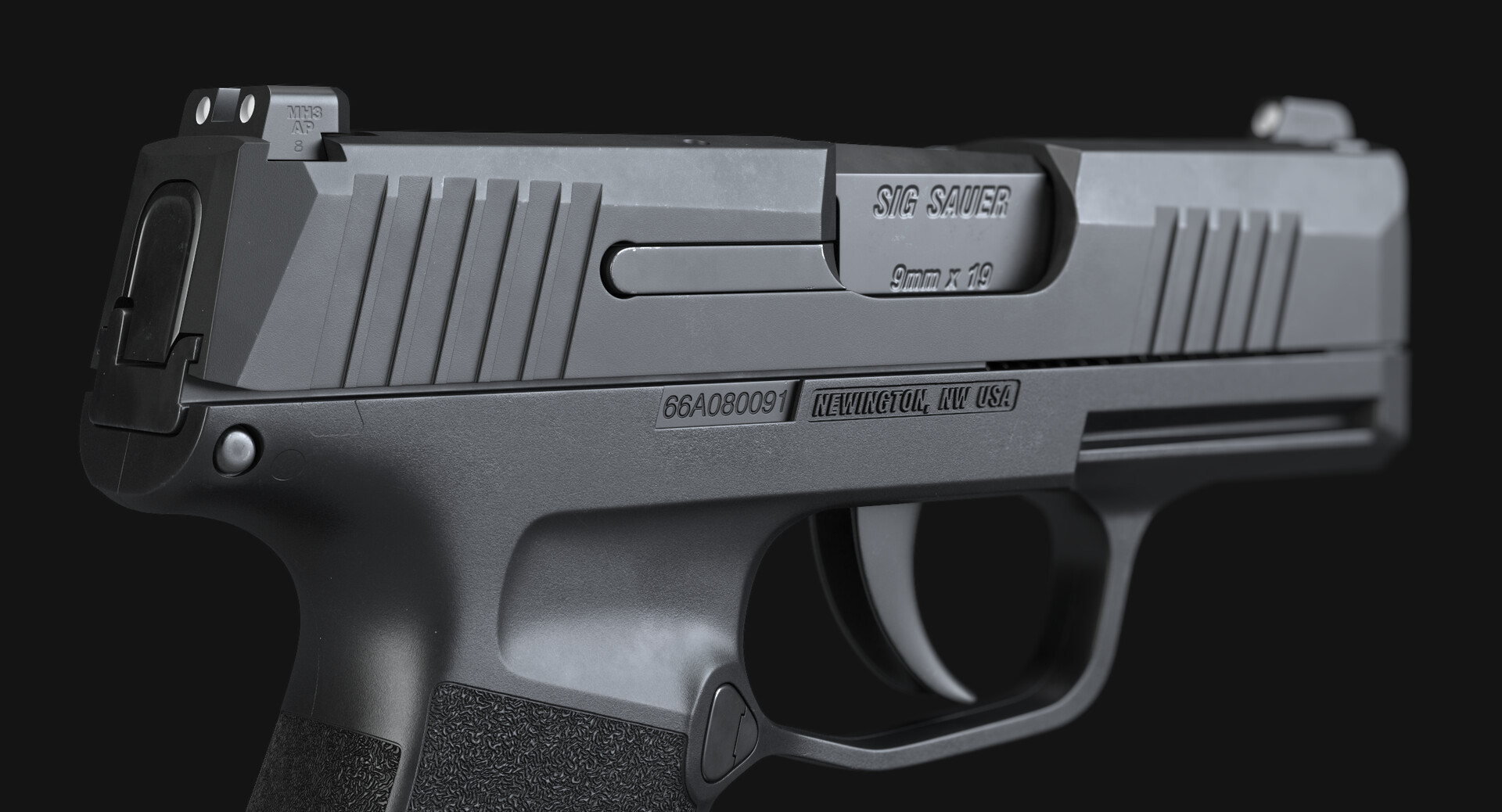 ArtStation - SIG Sauer P365, FMJ_3d Dr