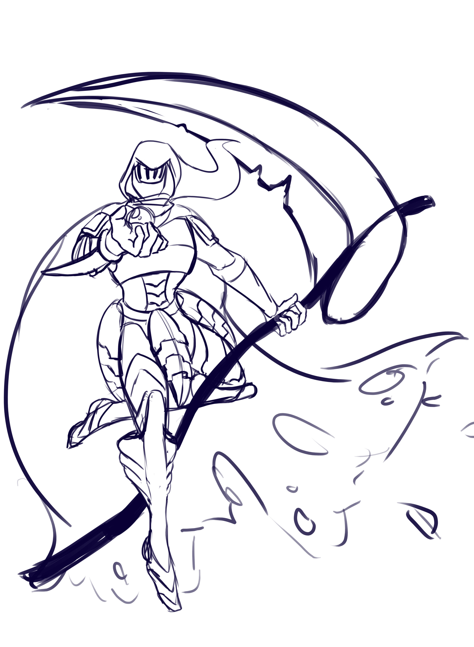 how to draw specter knight