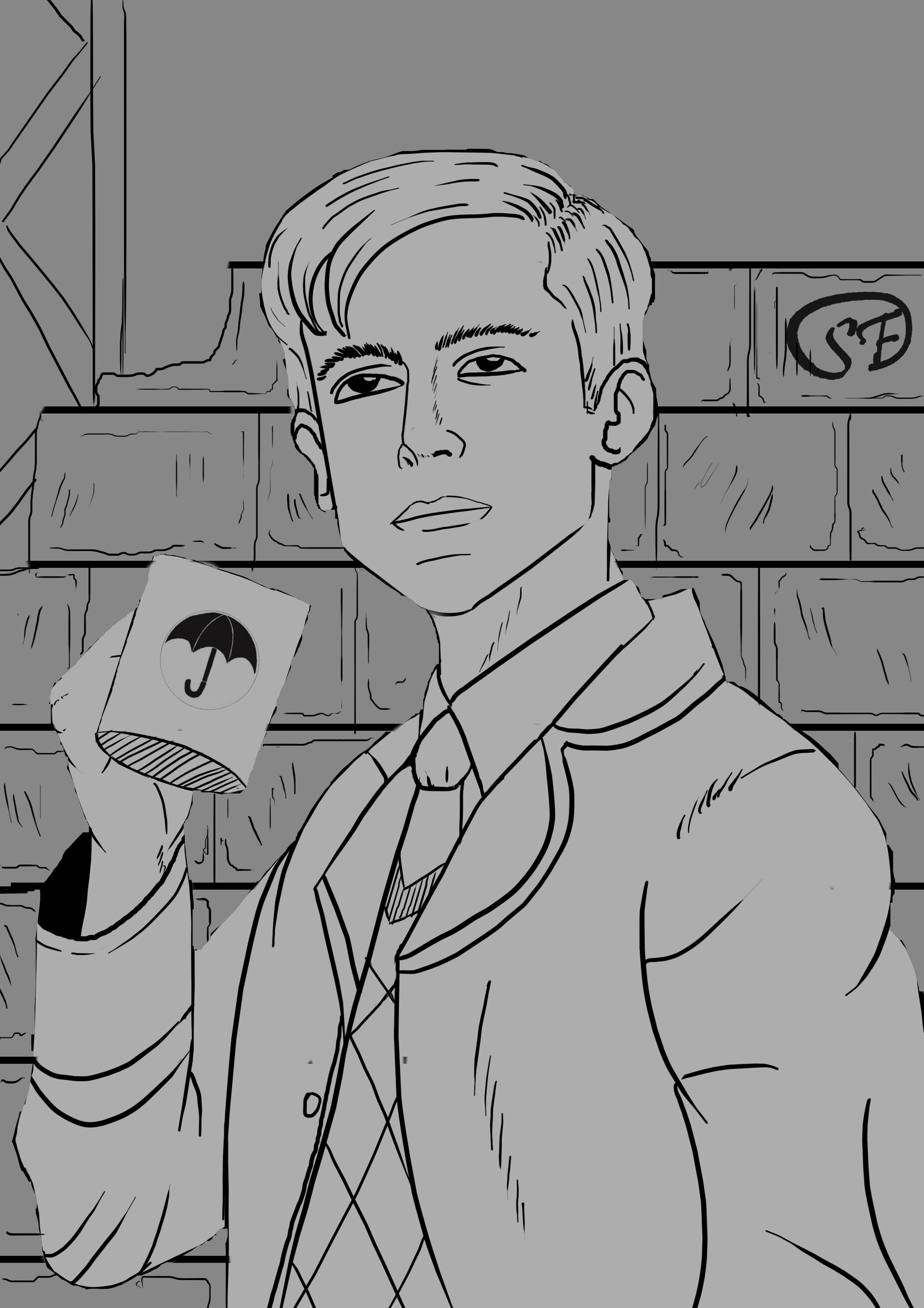 umbrella academy coloring pages