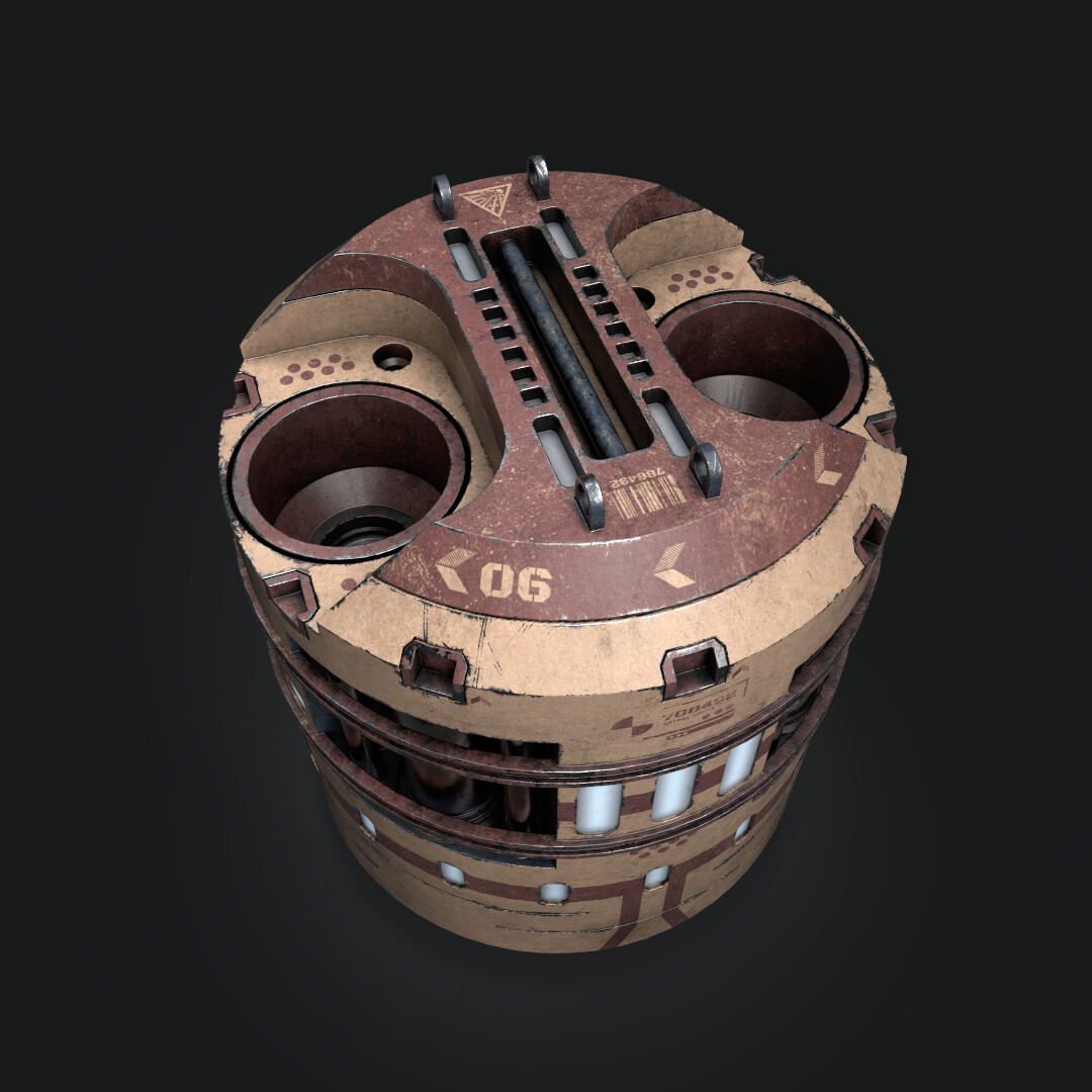ArtStation - Sci-Fi Barrel
