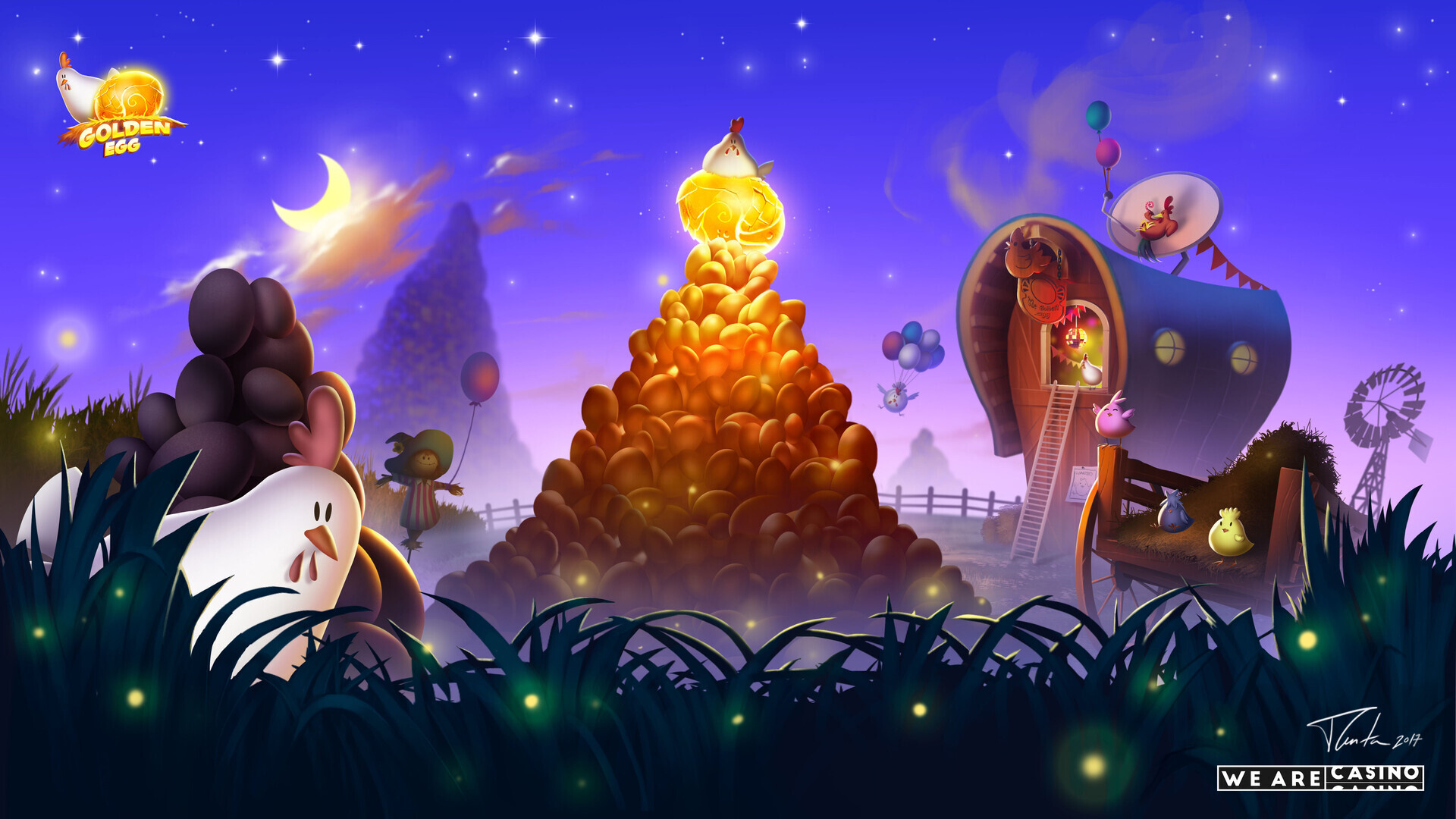 ArtStation - Golden Egg - Slot game project