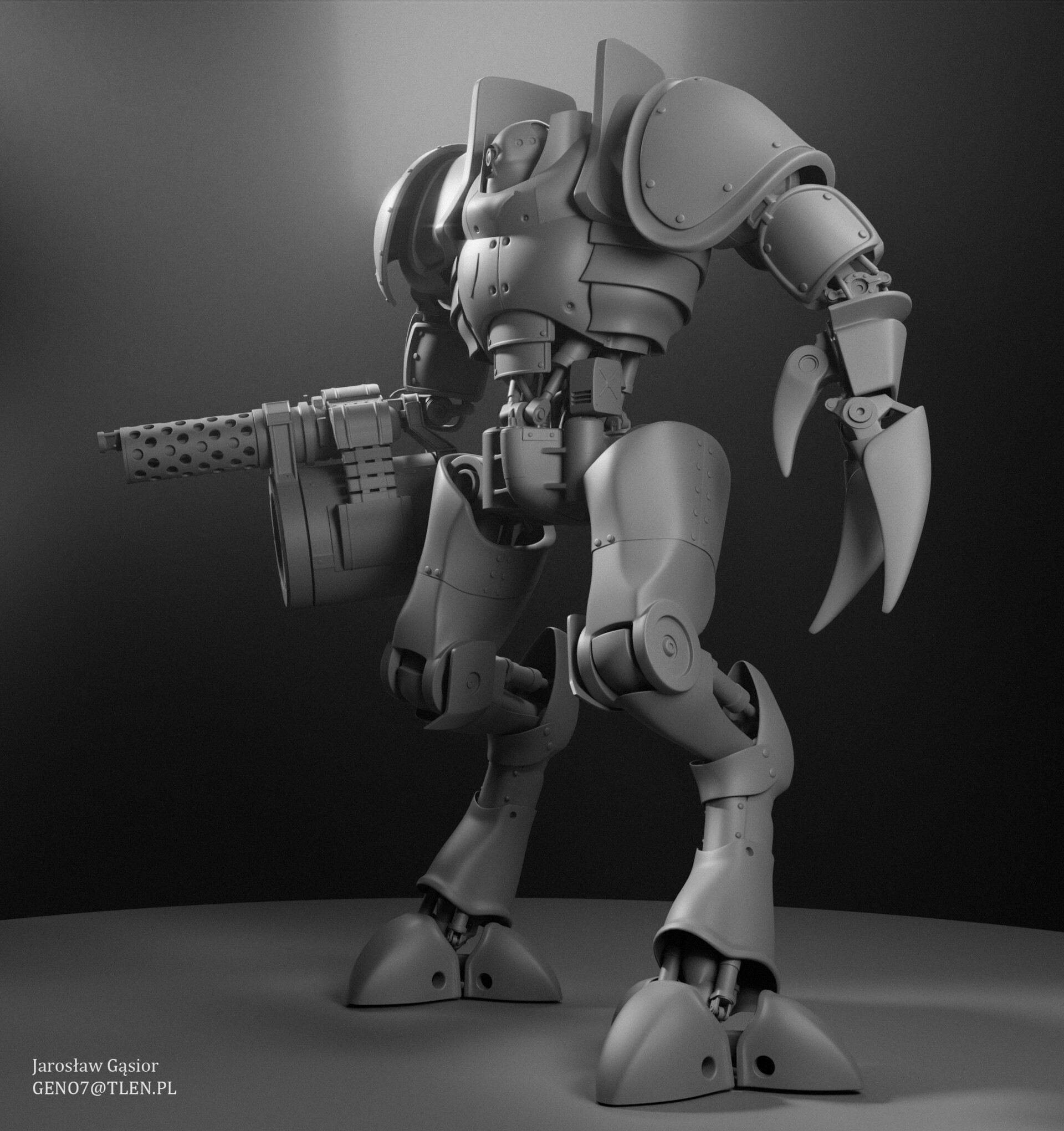 ArtStation - Mech WBM-110 Cyclops Mk I