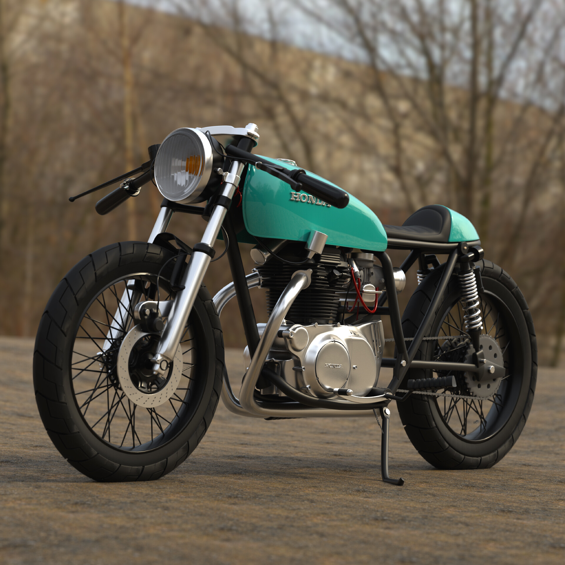 Igor Abrahao - Cafe racer Honda cb360