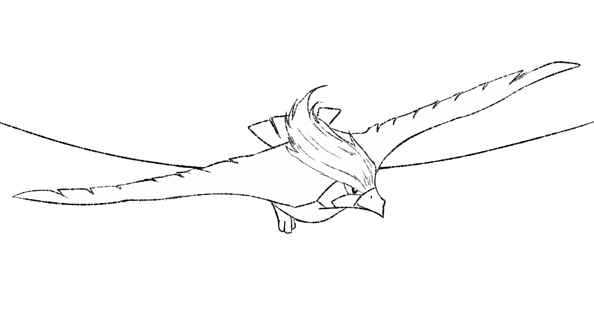 pidgeotto coloring page