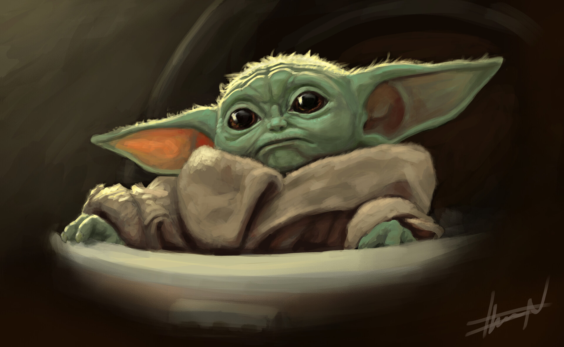 ArtStation - Baby Yoda