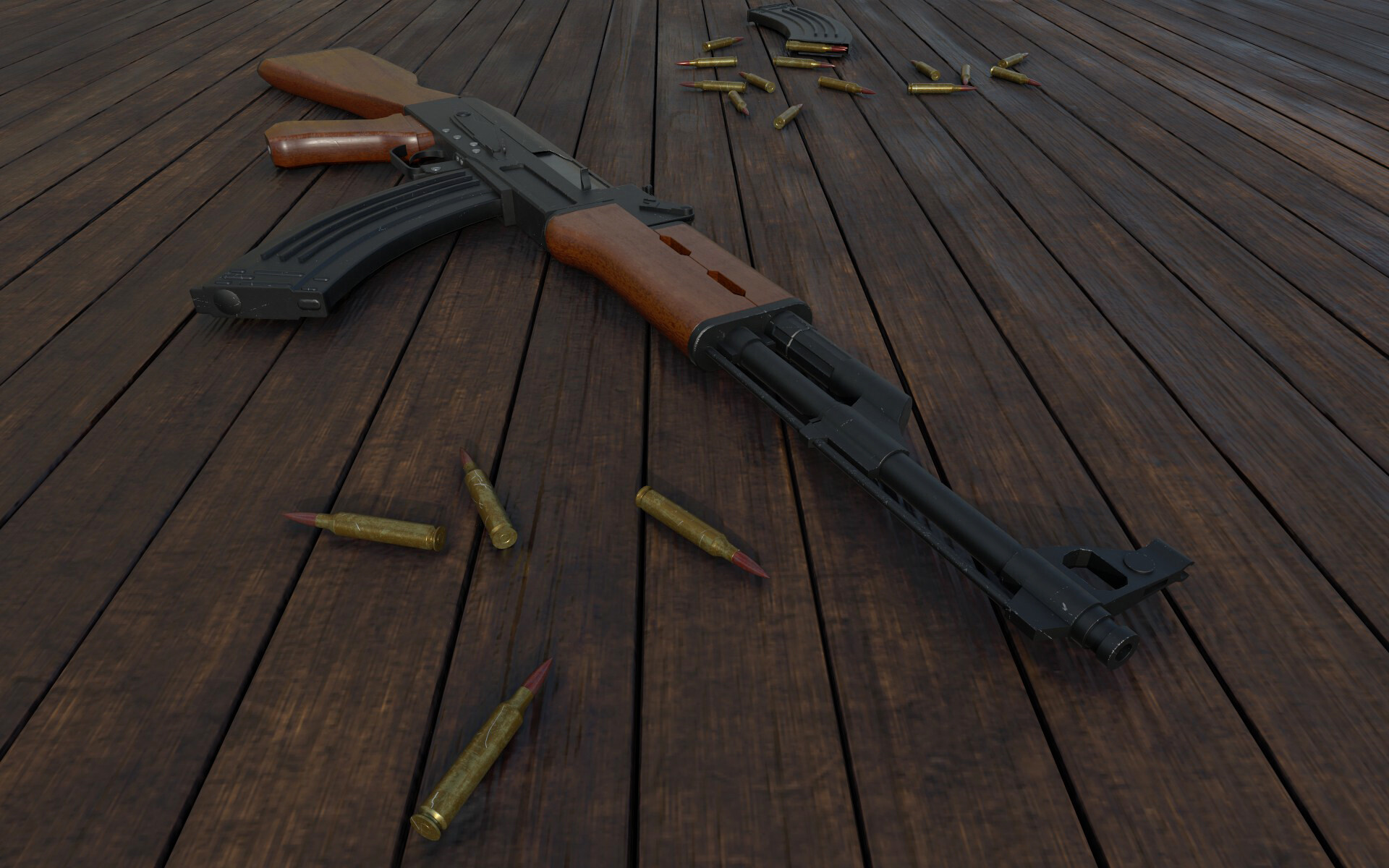 ArtStation - AK_47 Textured