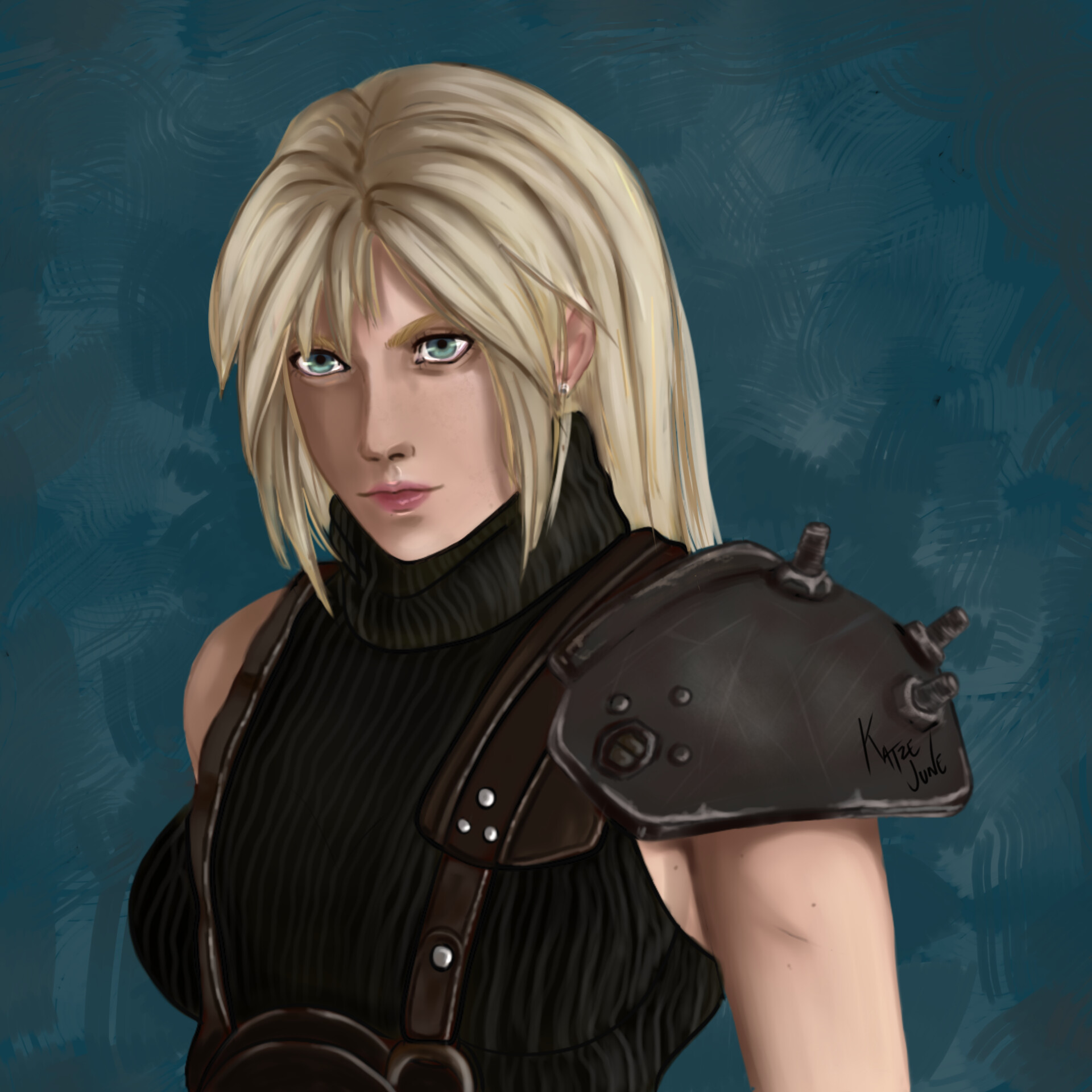 ArtStation - Cloud Strife genderbend