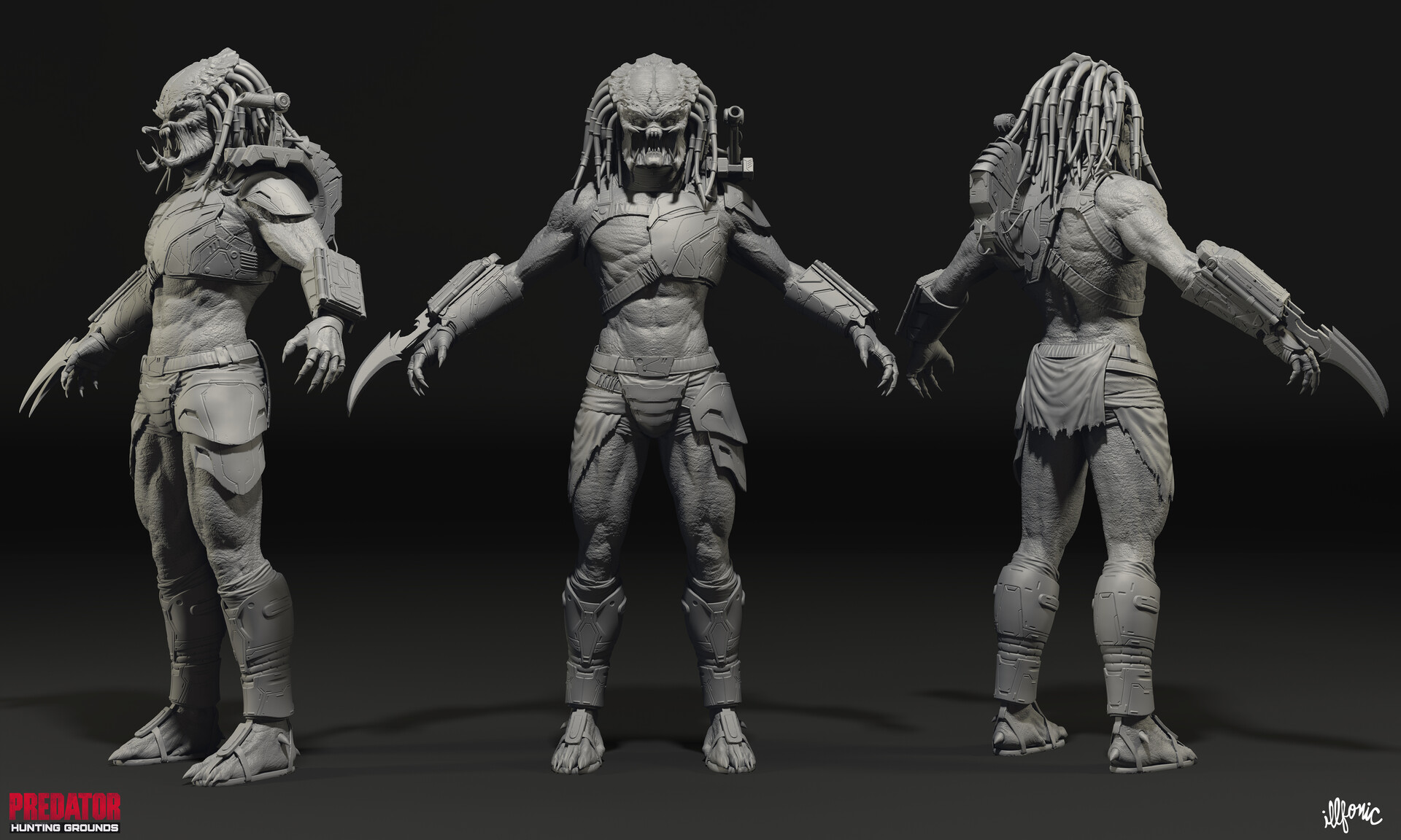 3D Character Artis Digital Sculptor - Tudor Fat - Predator Hunting ...