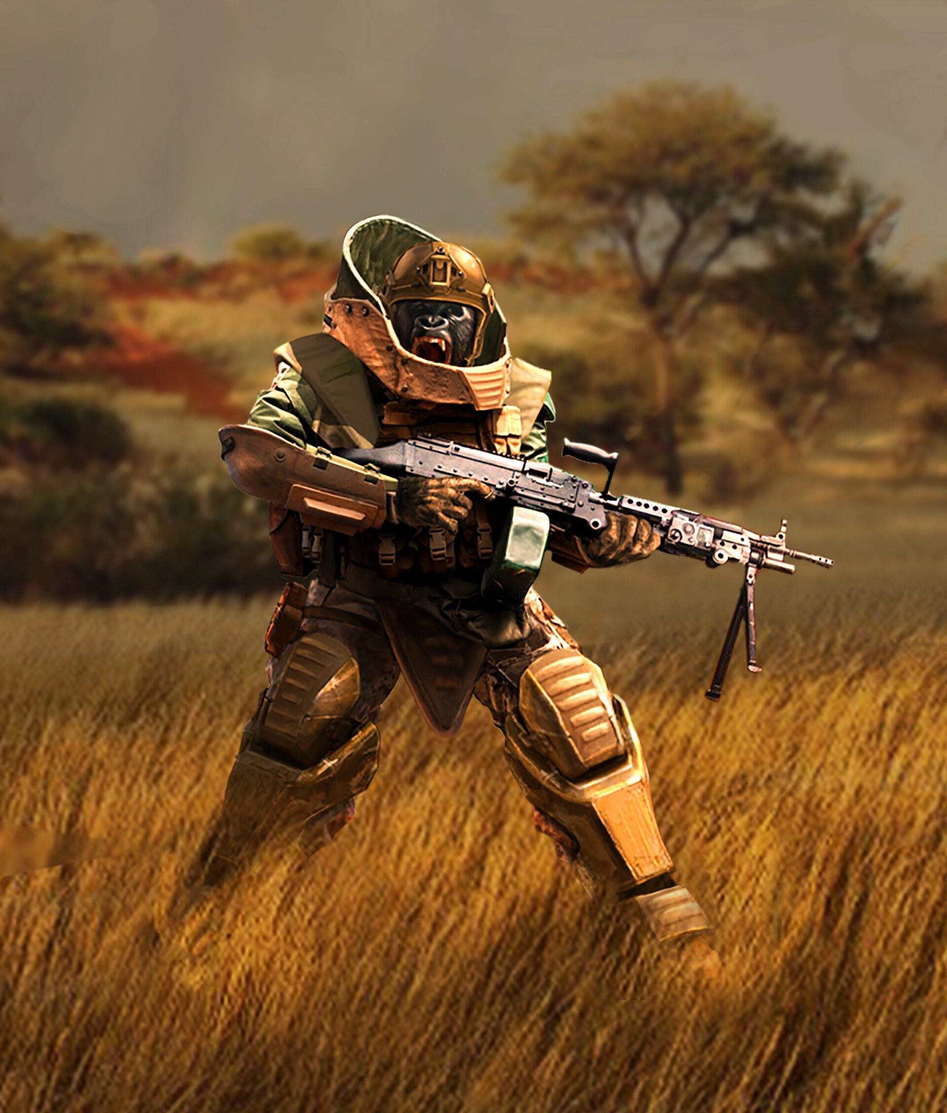 ArtStation - Zendago Armored Claw - Heavy Guerilla Unit