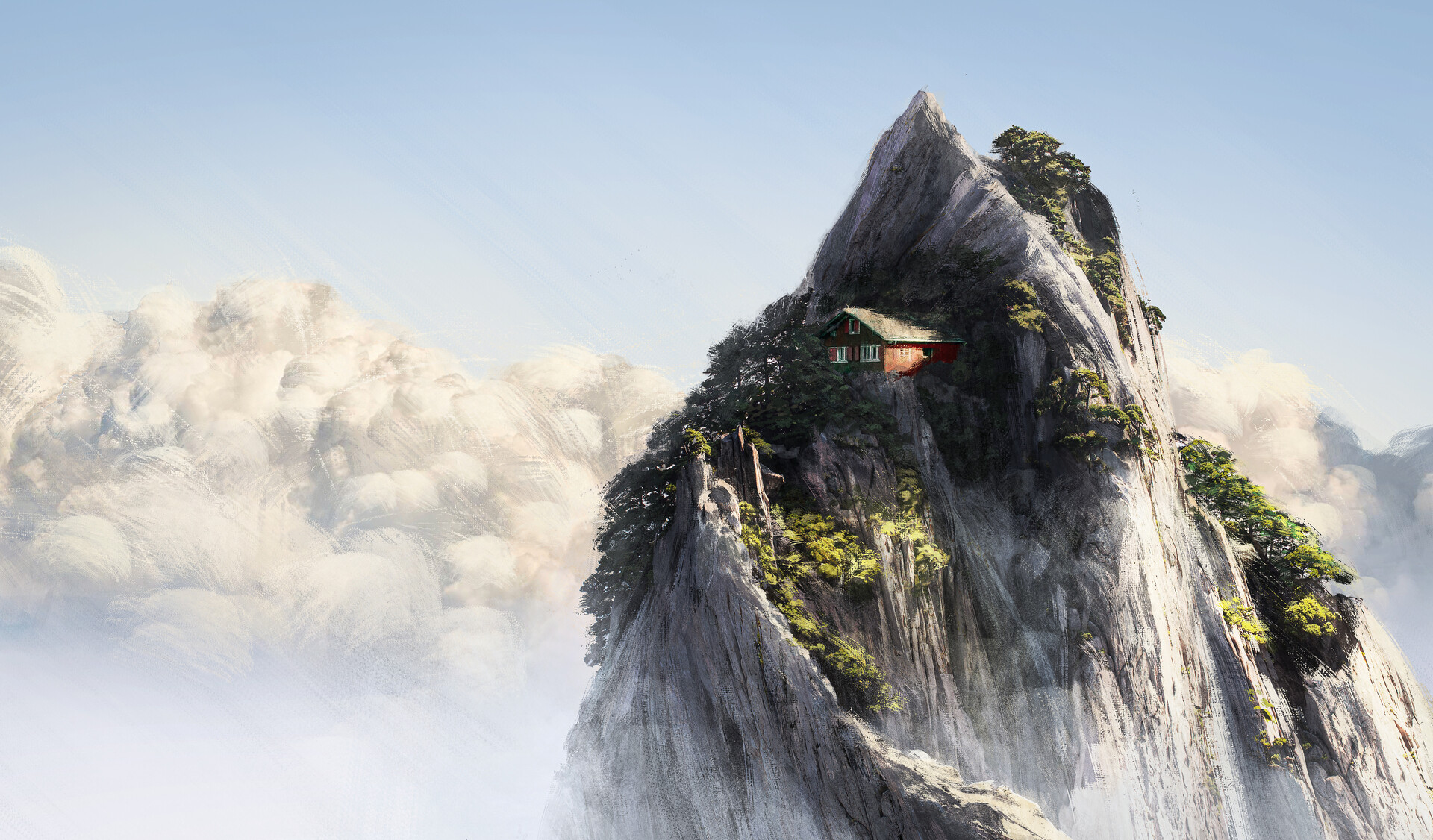 ArtStation - PERCHED HOUSE