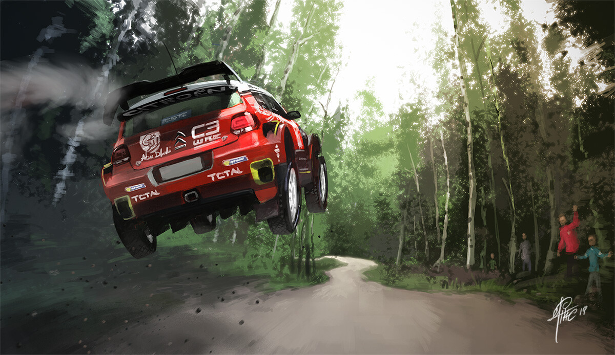 ArtStation - Some more WRC speedpaints