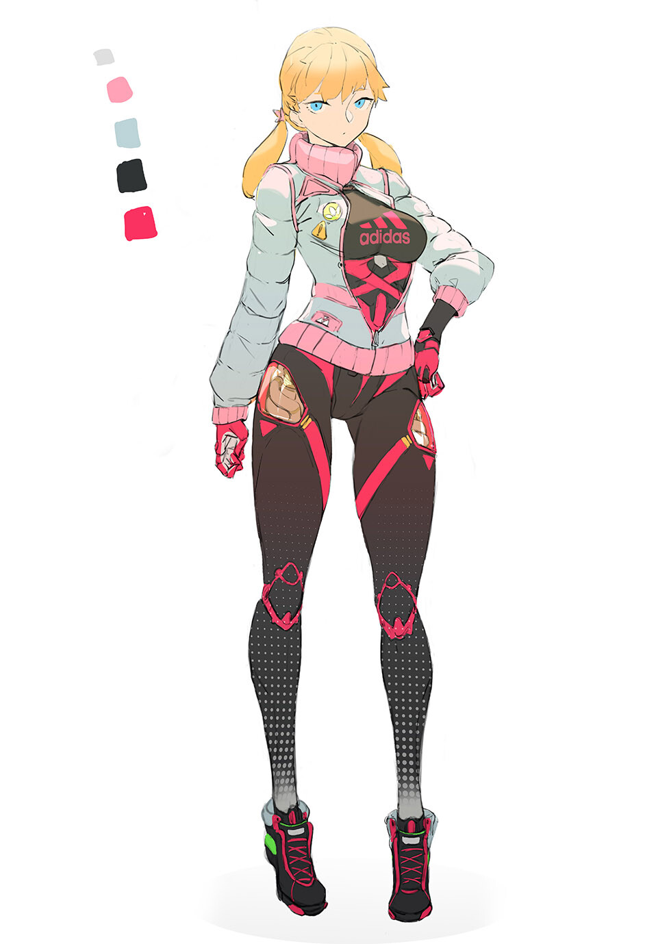 ArtStation - doodles Bionic girl-02