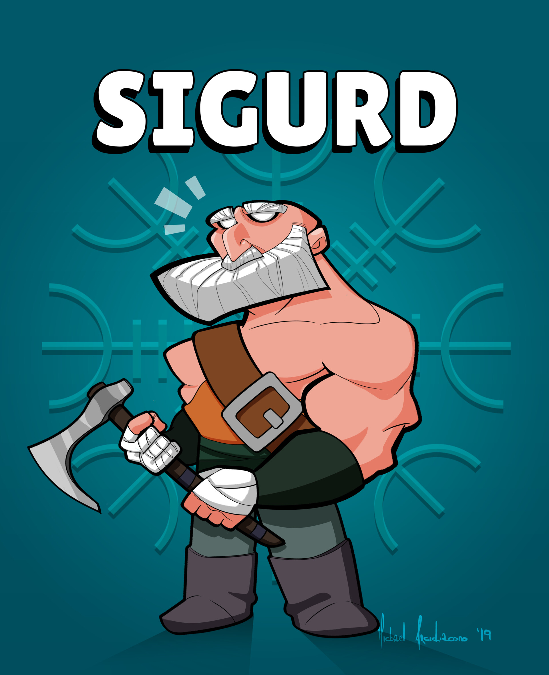 ArtStation - Sigurd. The Viking Champion