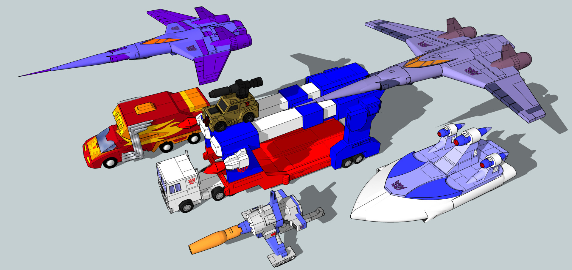 kax blastard - vehicles and creatures