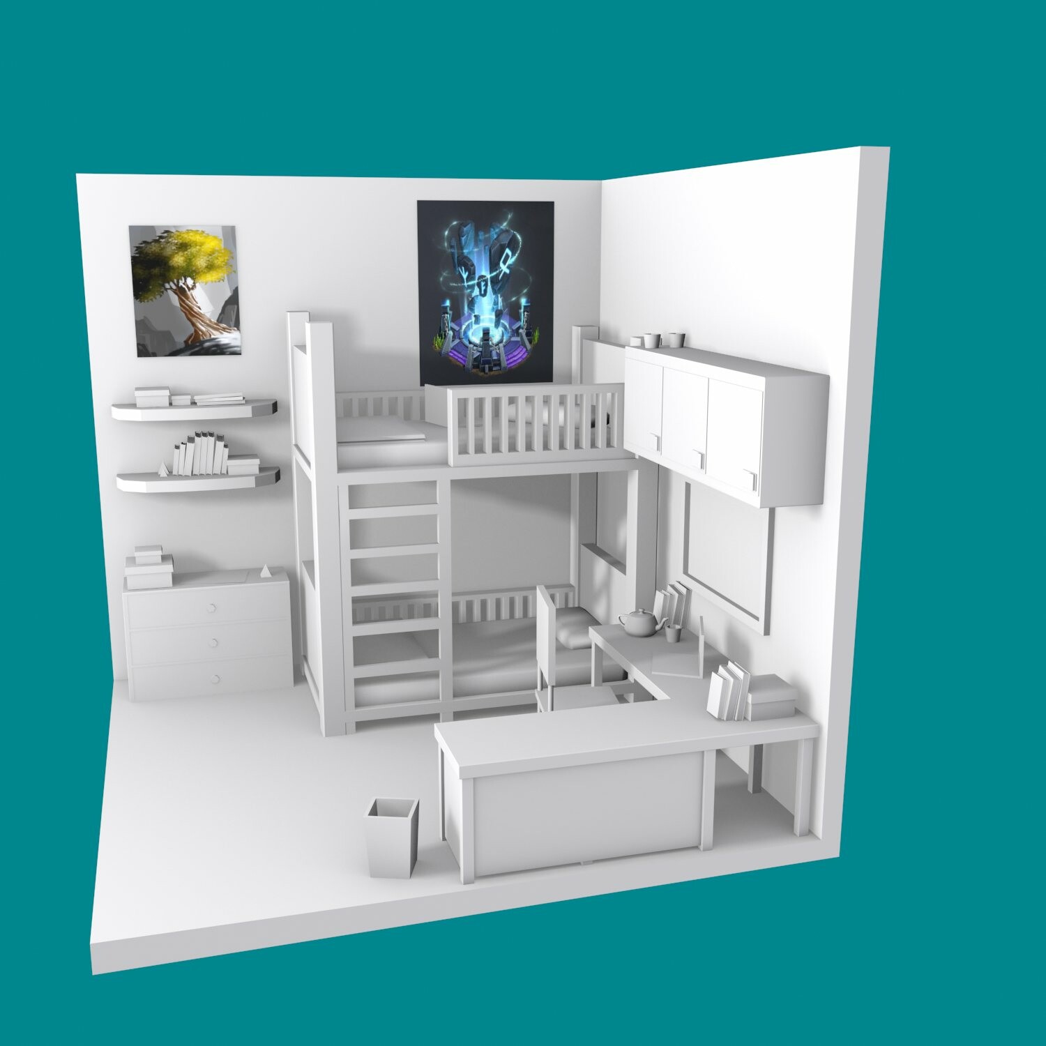 ArtStation - Room model